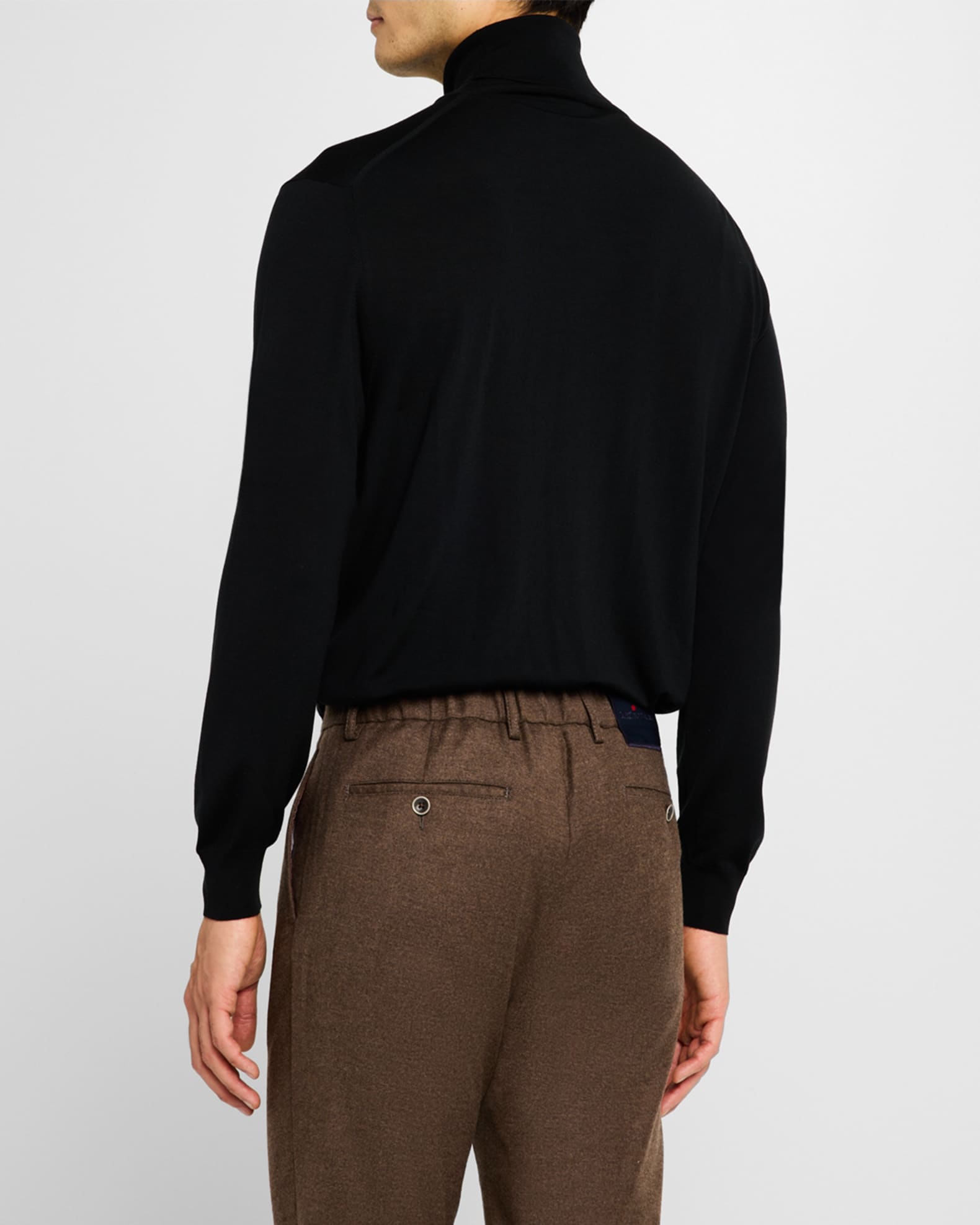 Kiton Men's Wool Turtleneck Sweater | Neiman Marcus