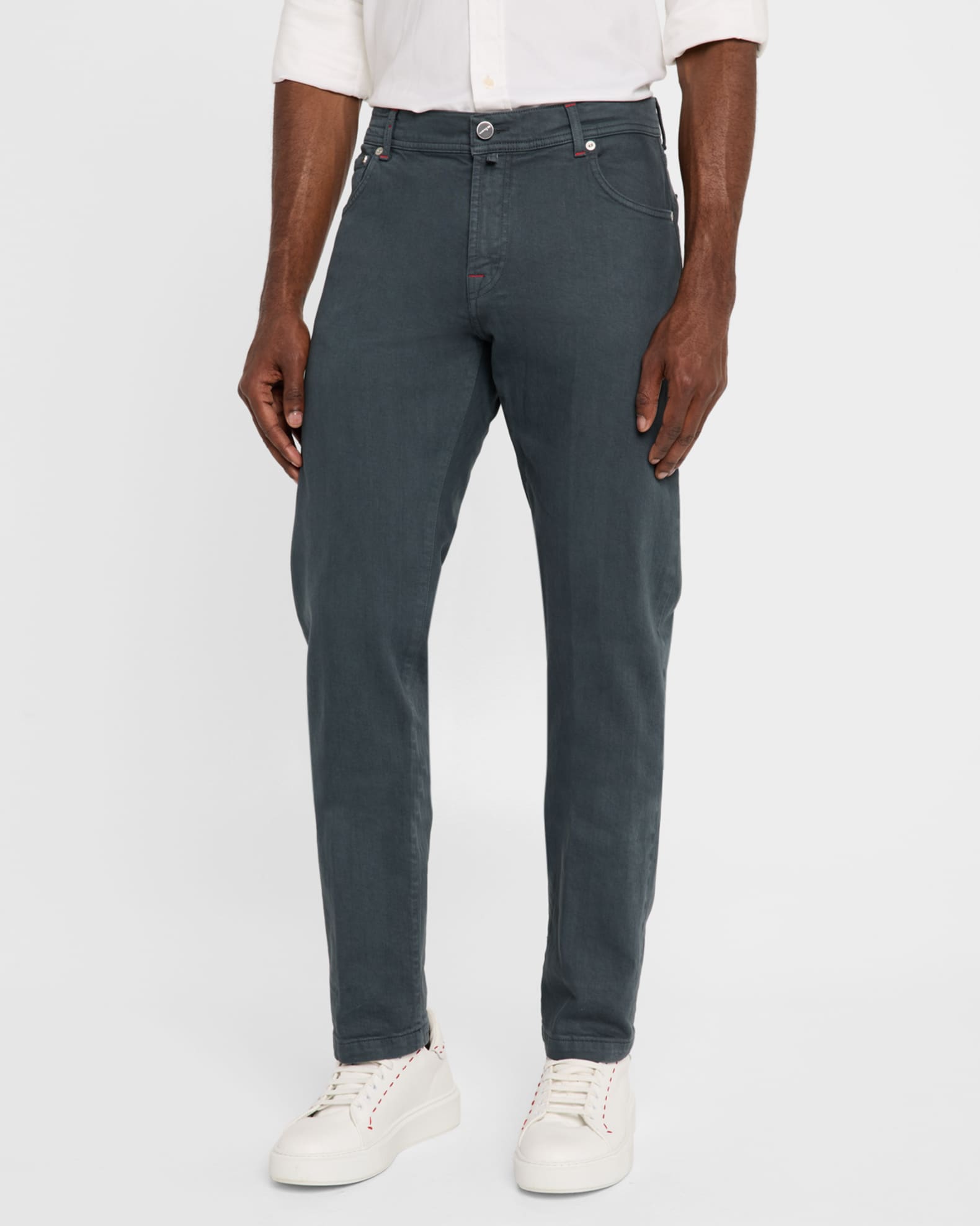 Kiton Men's Kurabo Cotton 5-Pocket Pants | Neiman Marcus