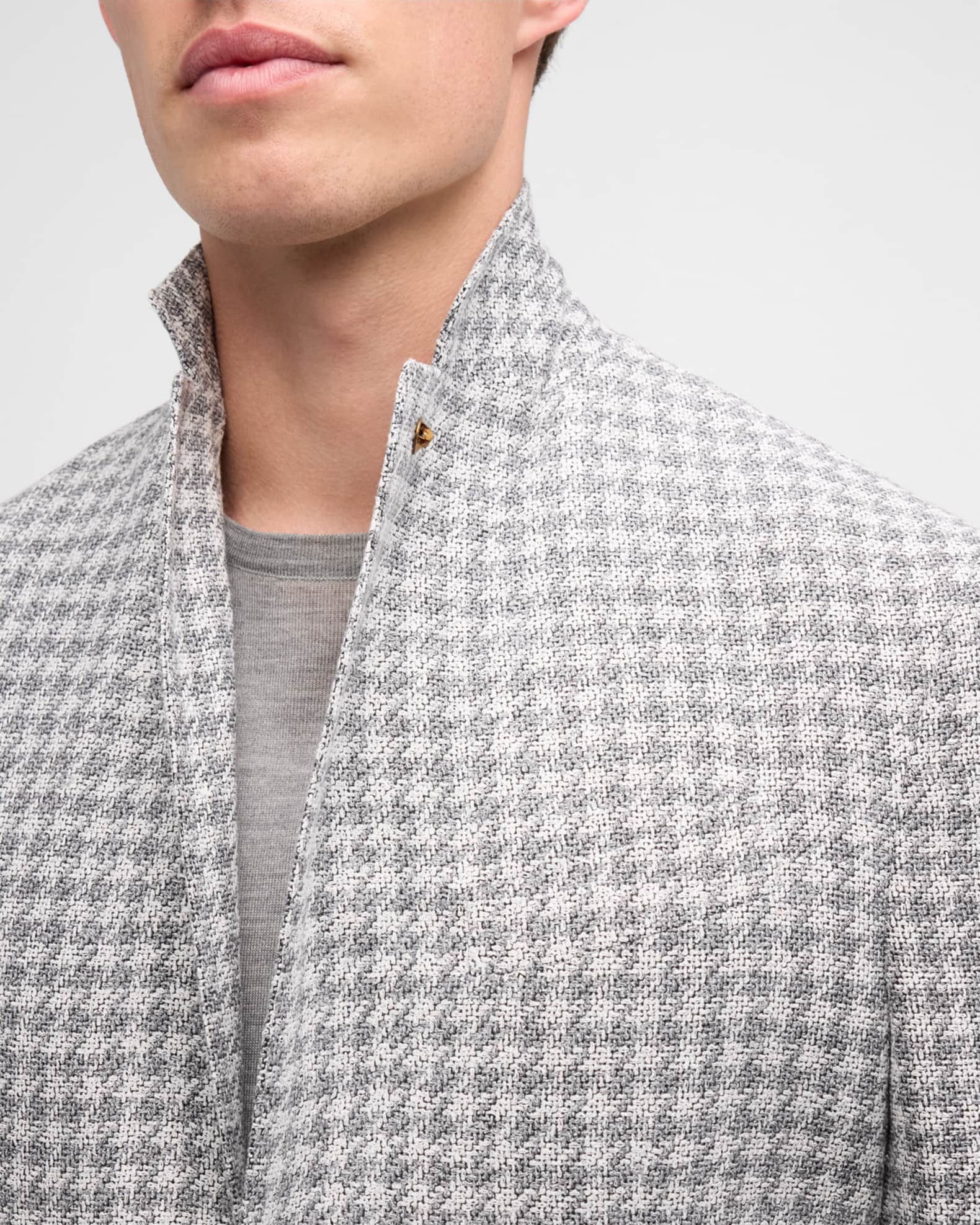 Pal Zileri Men's Houndstooth Two-Button Sport Coat | Neiman Marcus