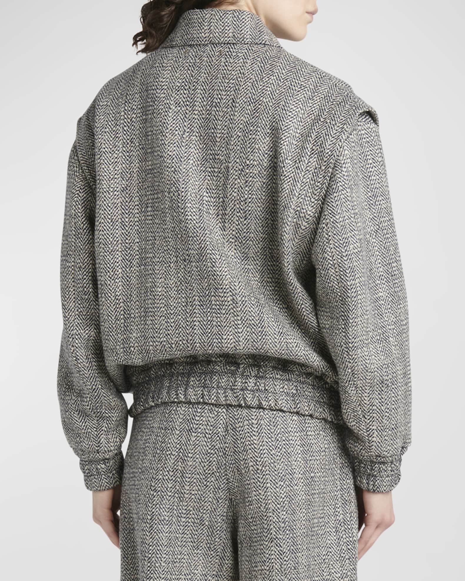 Golden Goose Journey Herringbone Bomber Jacket | Neiman Marcus