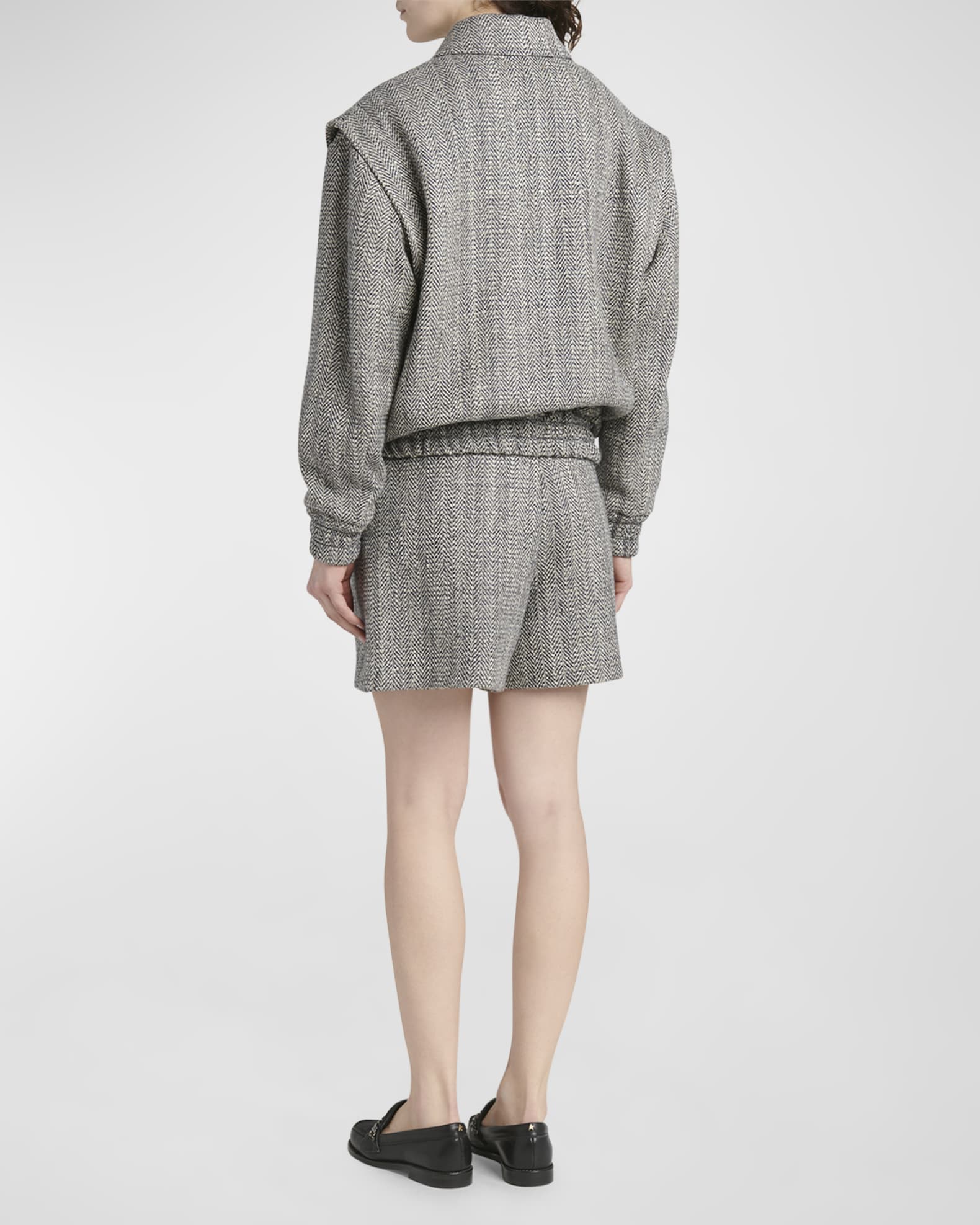 Golden Goose Journey Herringbone Bomber Jacket | Neiman Marcus