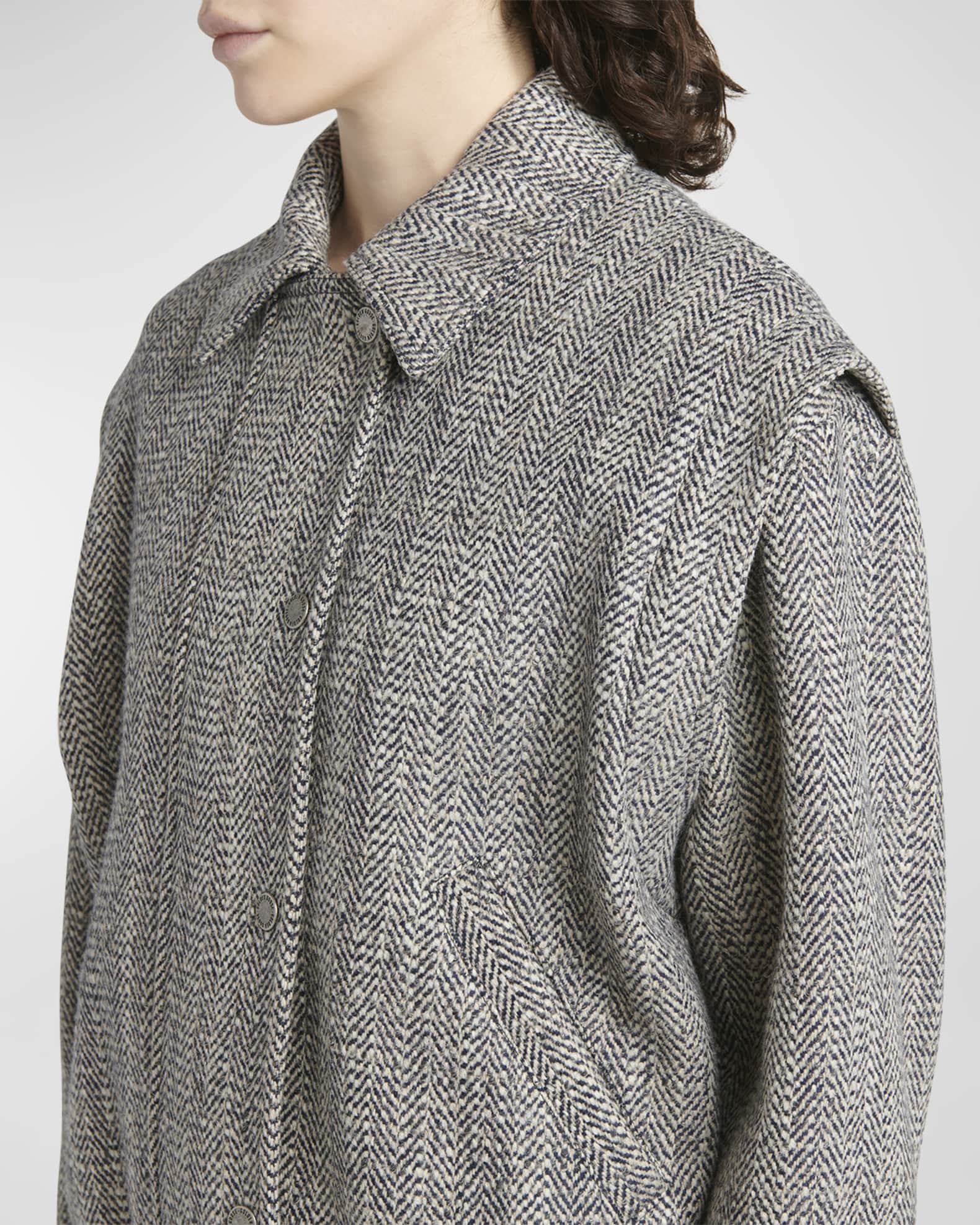 Golden Goose Journey Herringbone Bomber Jacket | Neiman Marcus