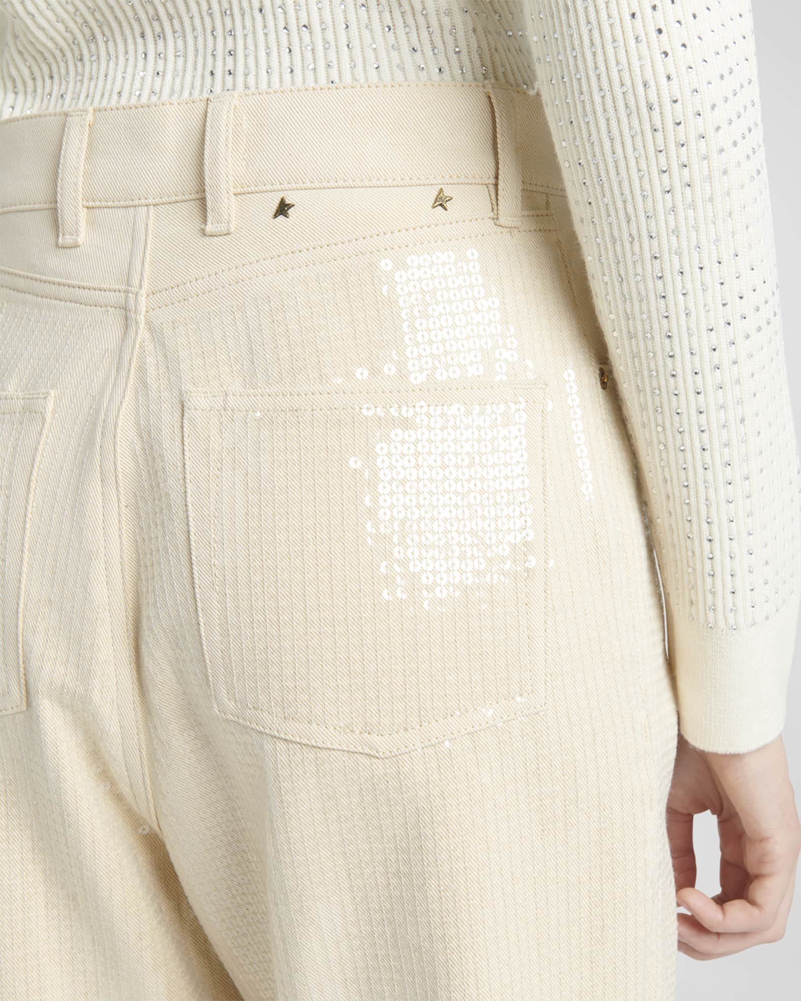 Golden Goose Journey Kim Sequined Jeans | Neiman Marcus