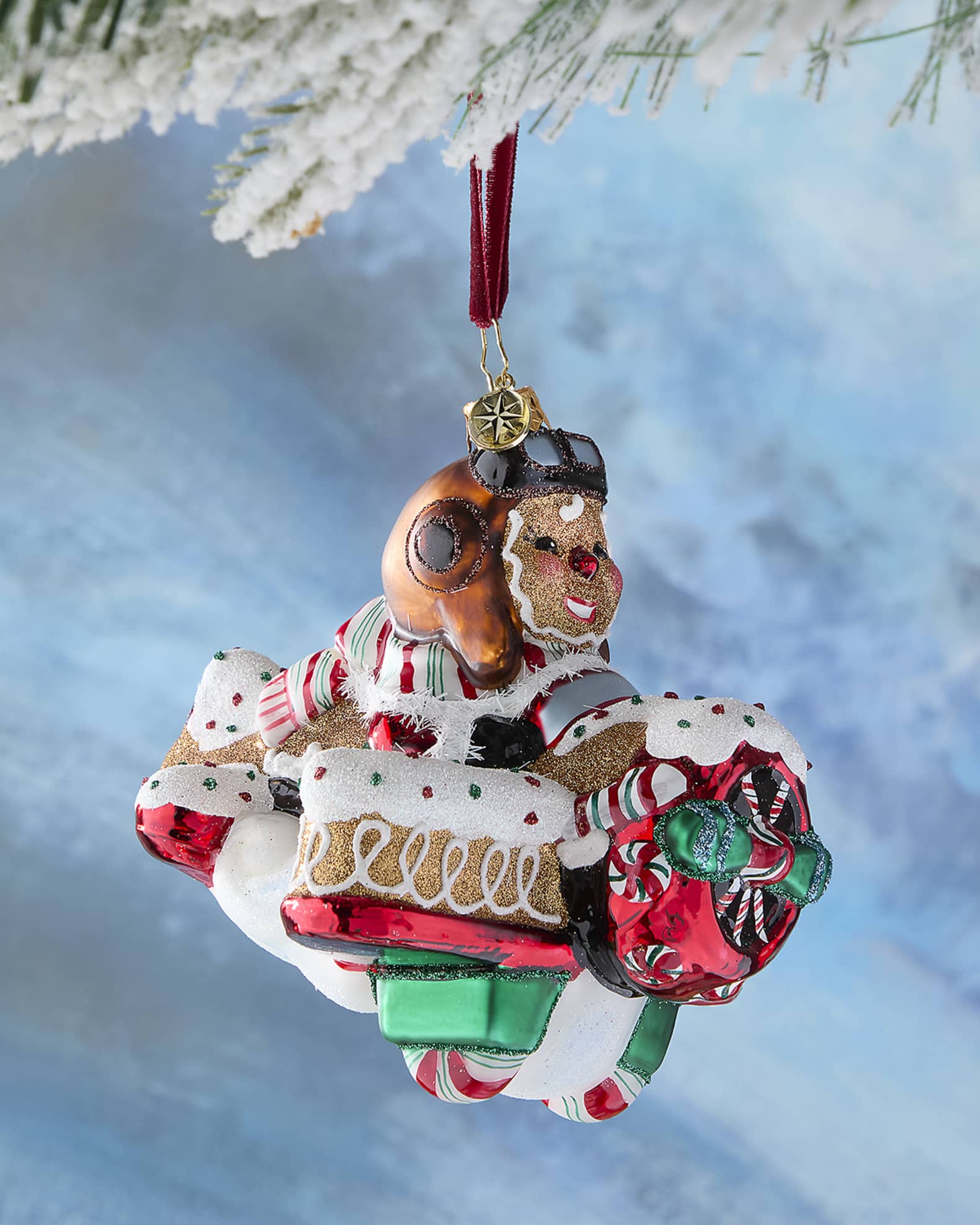 Christopher Radko Candy Cloud Explorer Christmas Ornament | Neiman Marcus