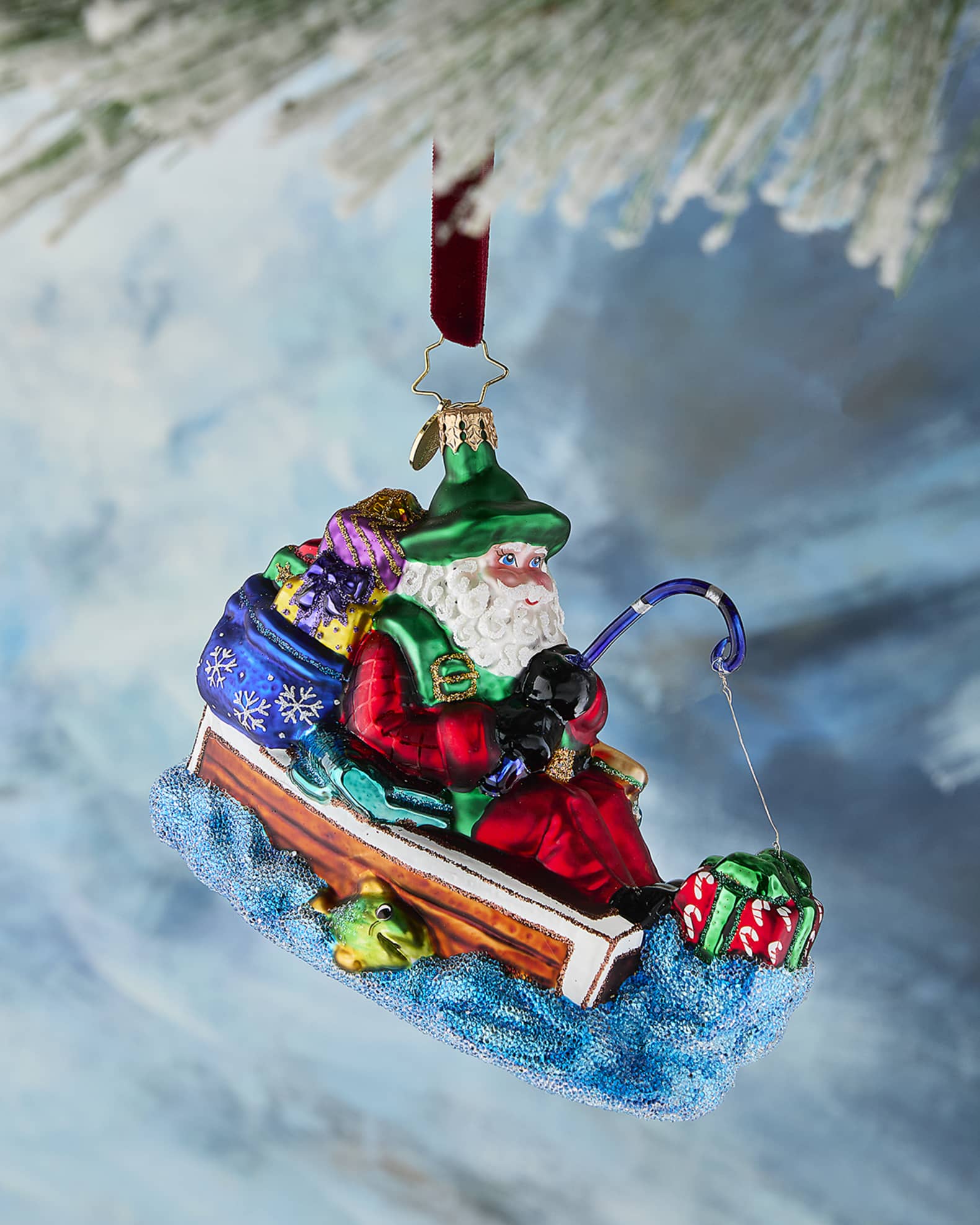Christopher Radko Hooked On Holiday Cheer Christmas Ornament | Neiman ...