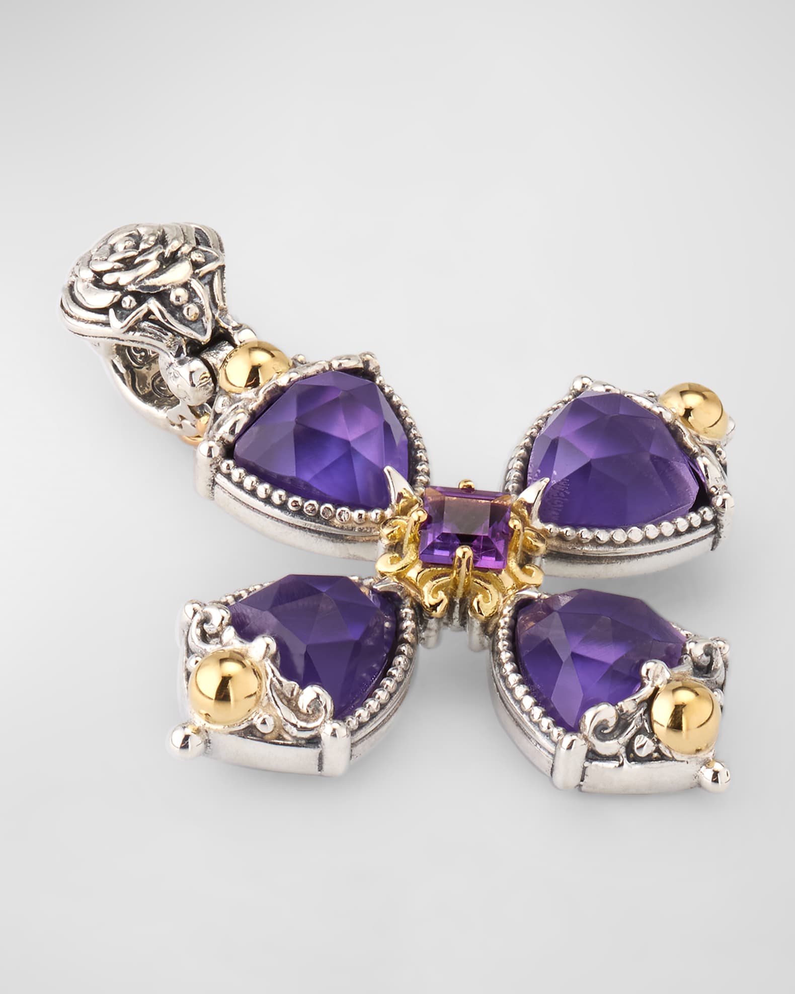 Konstantino Gen K 2 Sterling Silver and 18K Gold Pendant | Neiman Marcus