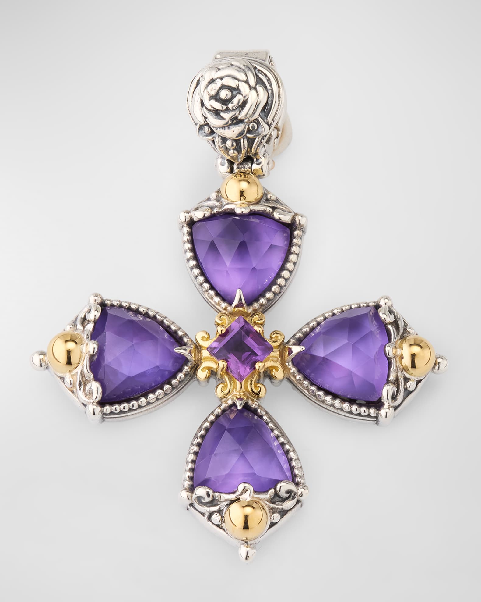 Konstantino Gen K 2 Sterling Silver and 18K Gold Pendant | Neiman Marcus