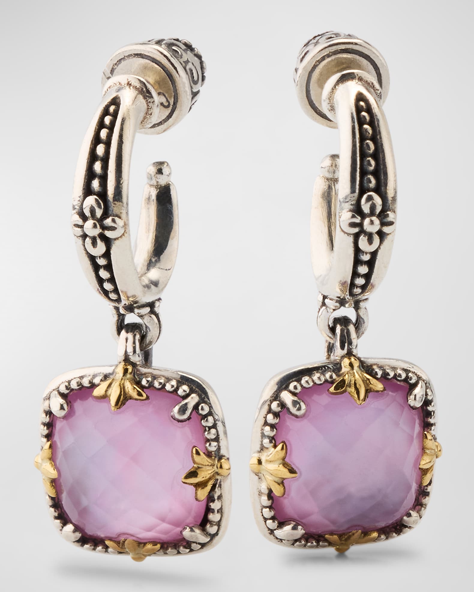 Konstantino Gen K 2 Sterling Silver and 18K Gold Mother-of-Pearl/Rock ...