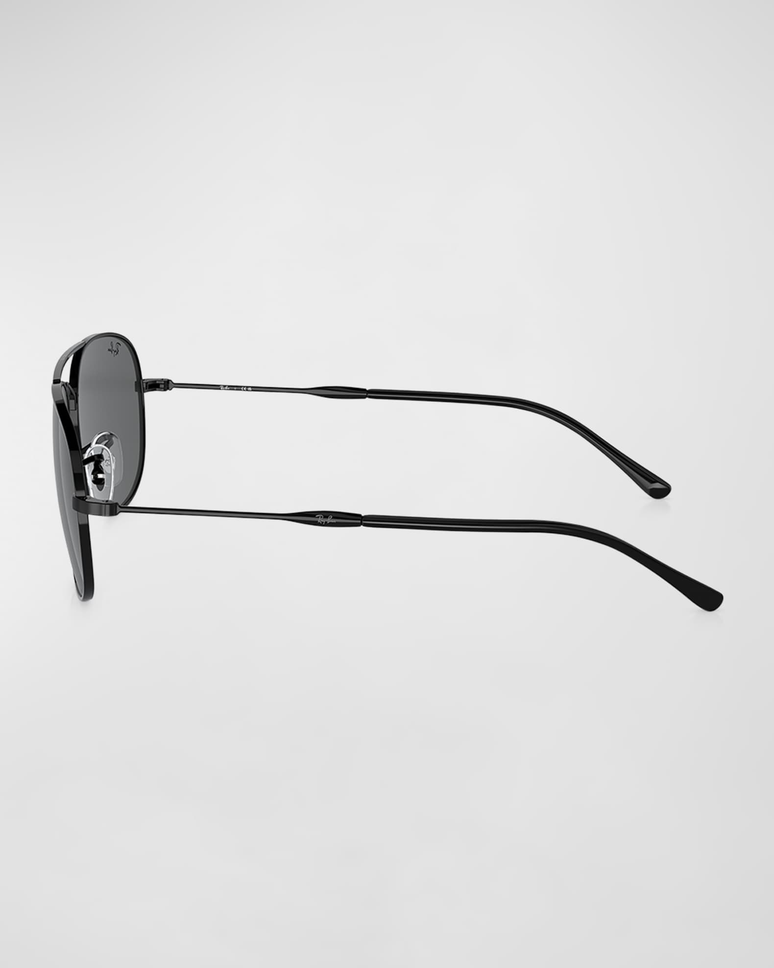 Ray-Ban Men's rb3735 Double-Bridge Metal Aviator Sunglasses, 60mm ...