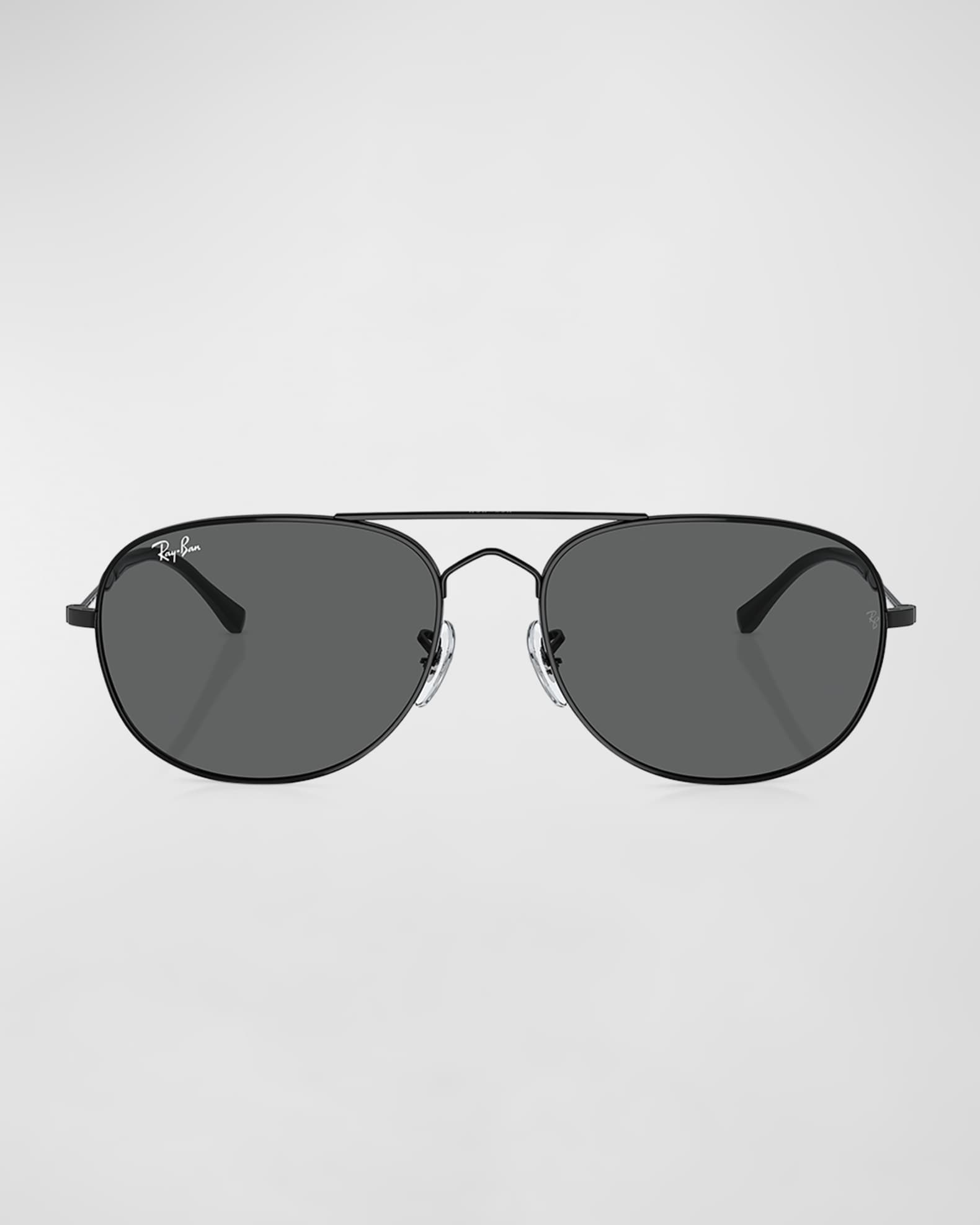 Ray-Ban Men's rb3735 Double-Bridge Metal Aviator Sunglasses, 60mm ...