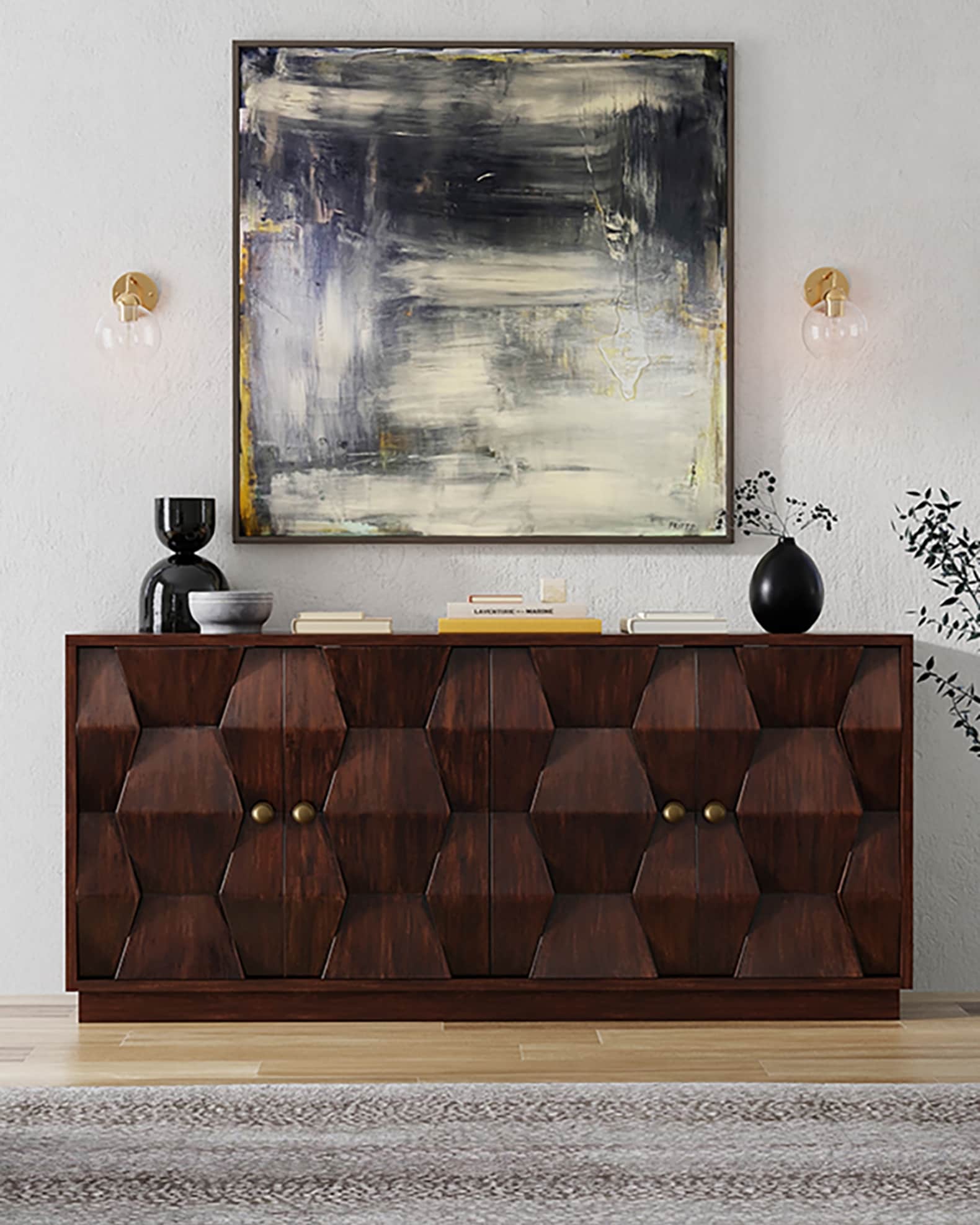 Sarreid Preston 4-Door Sideboard | Neiman Marcus