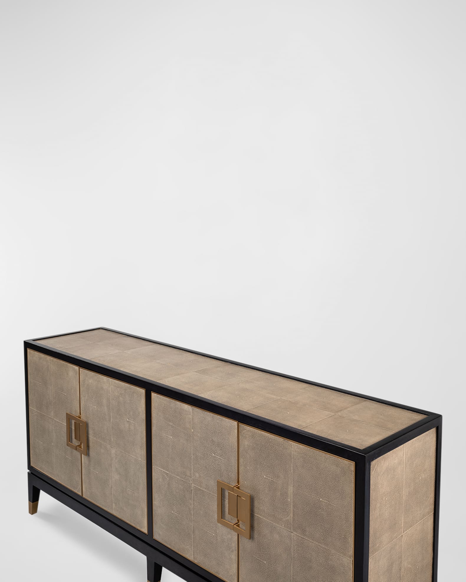 Sarreid Beto 4-Door Faux Shagreen Sideboard | Neiman Marcus
