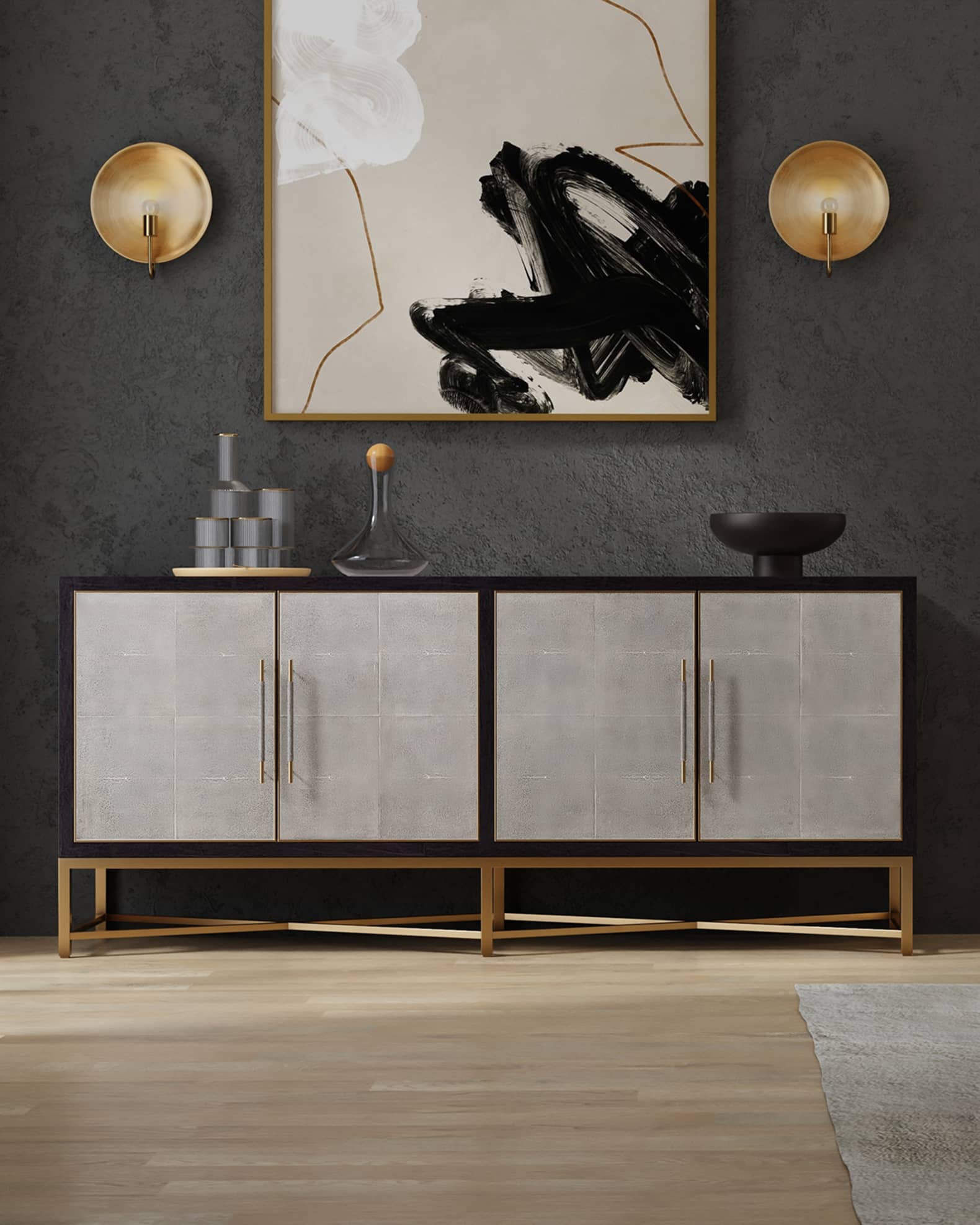Sarreid Exavier 4-Door Sideboard | Neiman Marcus