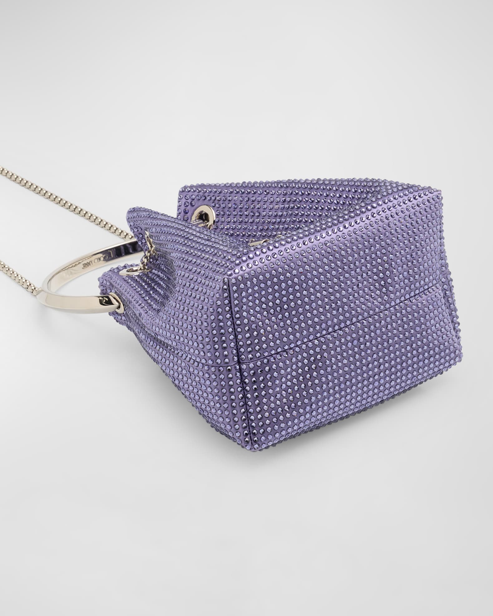 Jimmy Choo Bon Bon Embellished Bucket Bag | Neiman Marcus