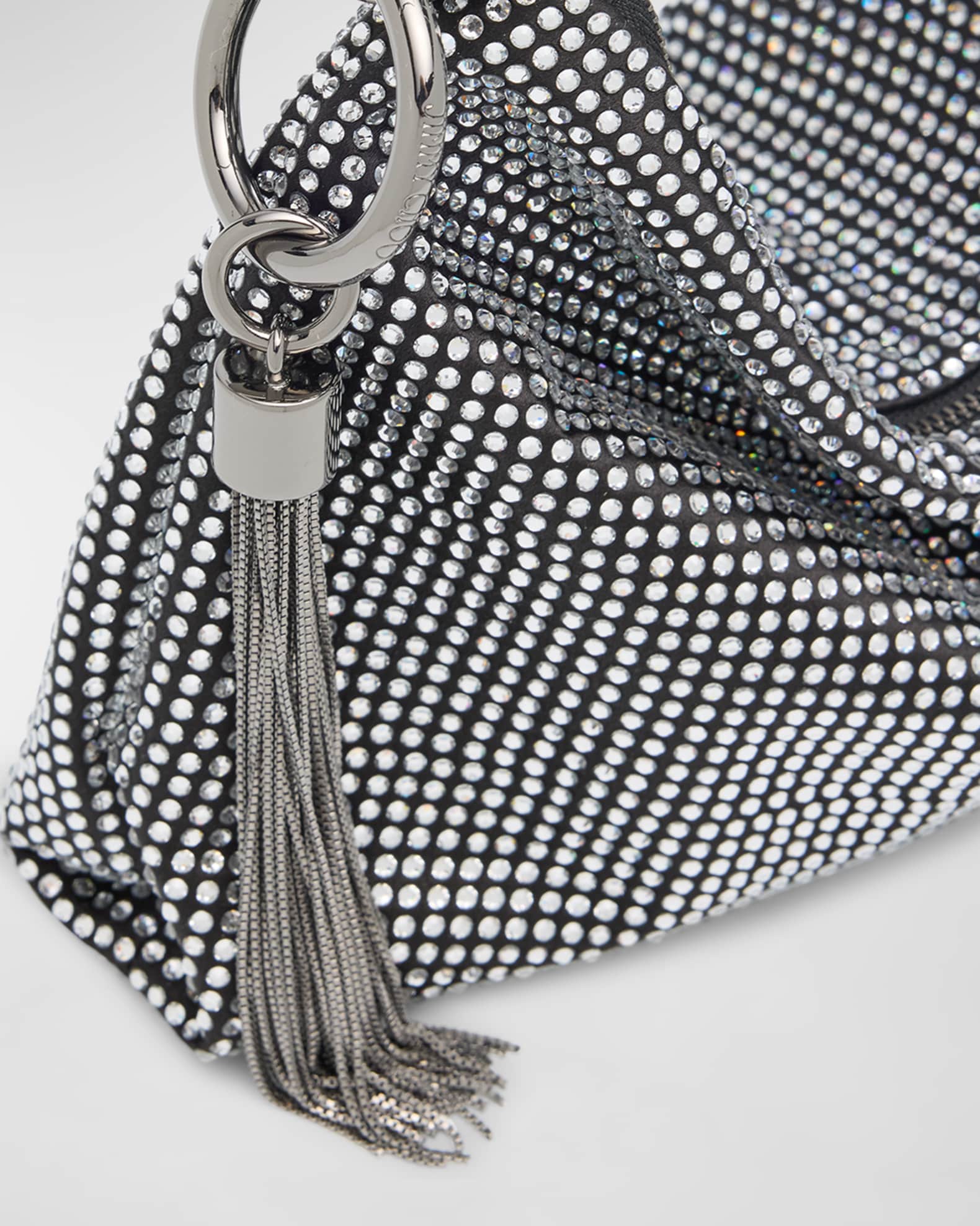 Jimmy Choo Callie Embellished Shoulder Bag | Neiman Marcus
