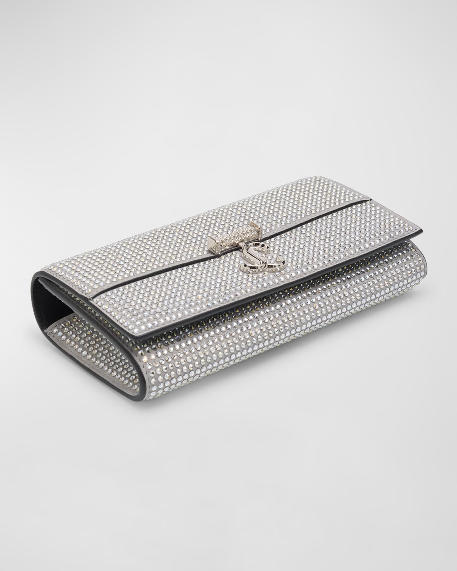 Jimmy Choo Avenue Embellished Wallet on Chain | Neiman Marcus