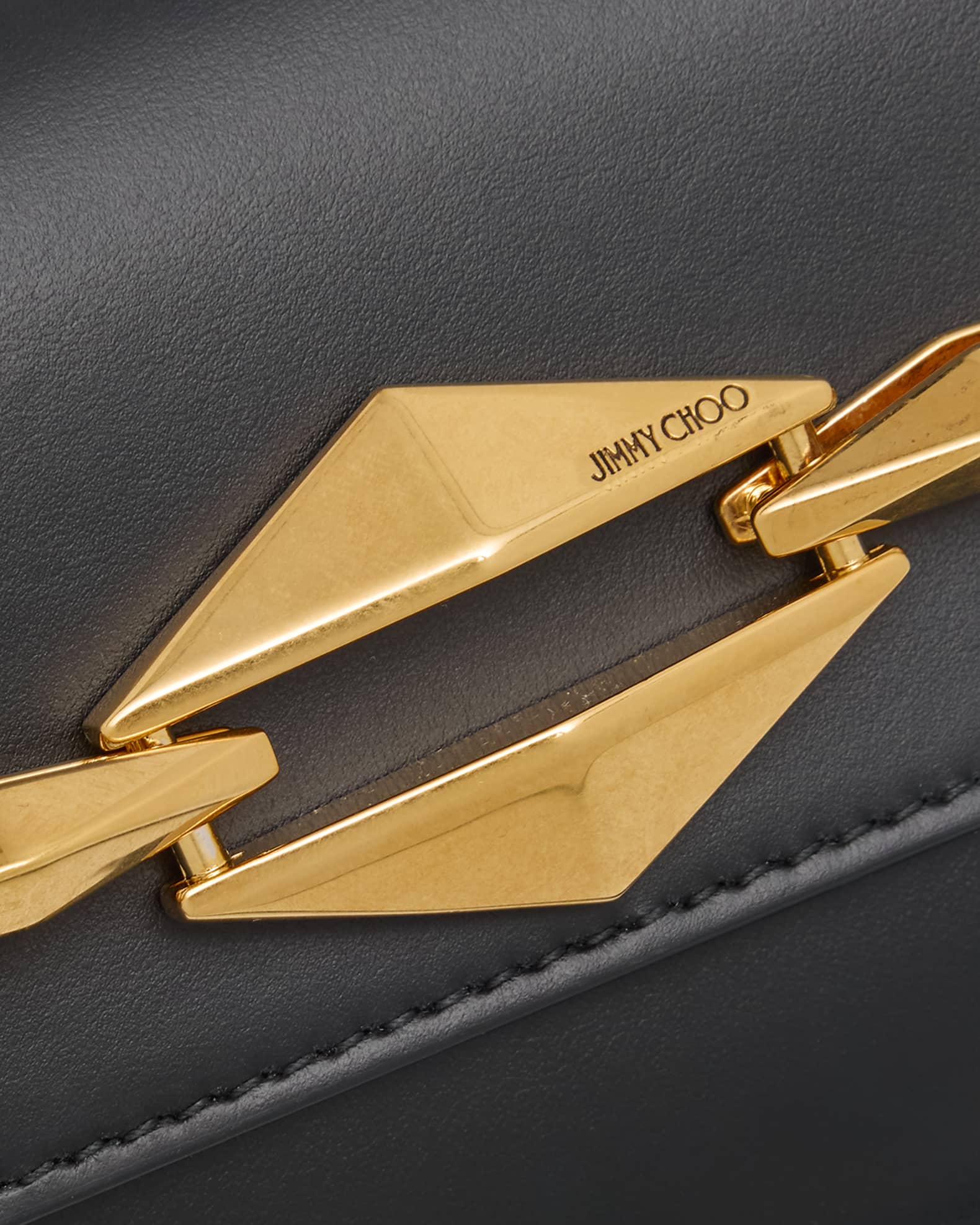 Jimmy Choo Small Diamond Leather Shoulder Bag | Neiman Marcus