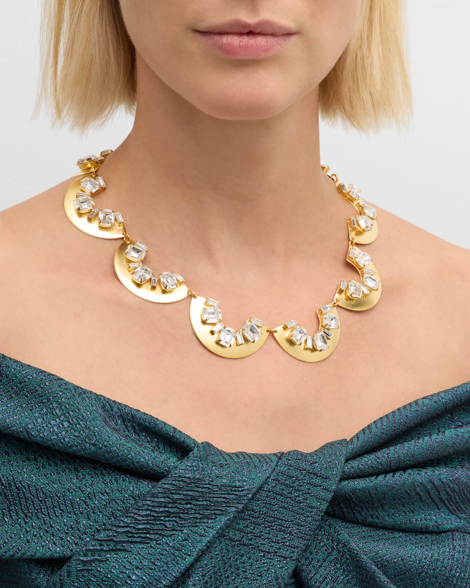Elizabeth Cole Bernice Crystal Necklace | Neiman Marcus