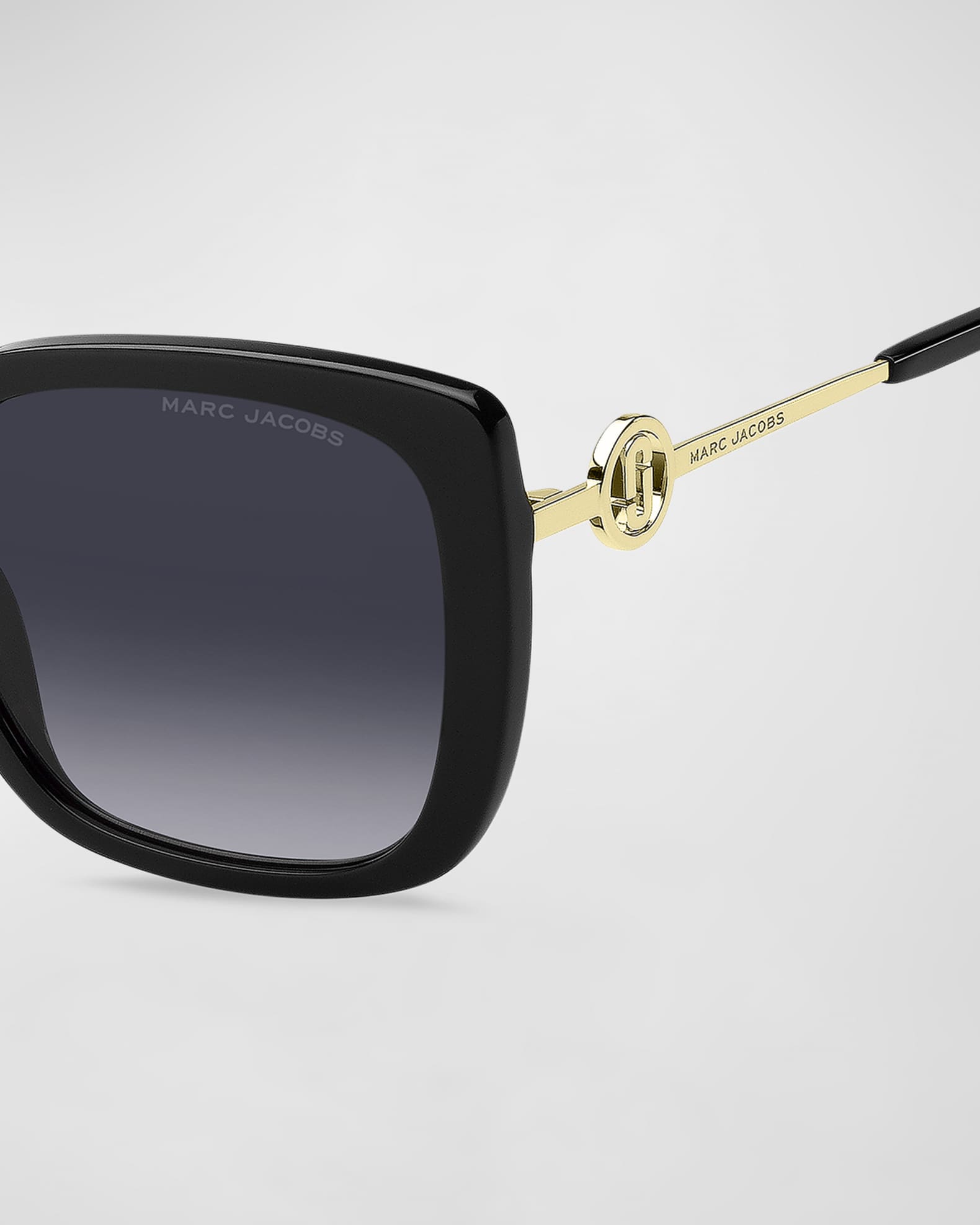 Marc Jacobs Acetate & Metal Square Sunglasses | Neiman Marcus