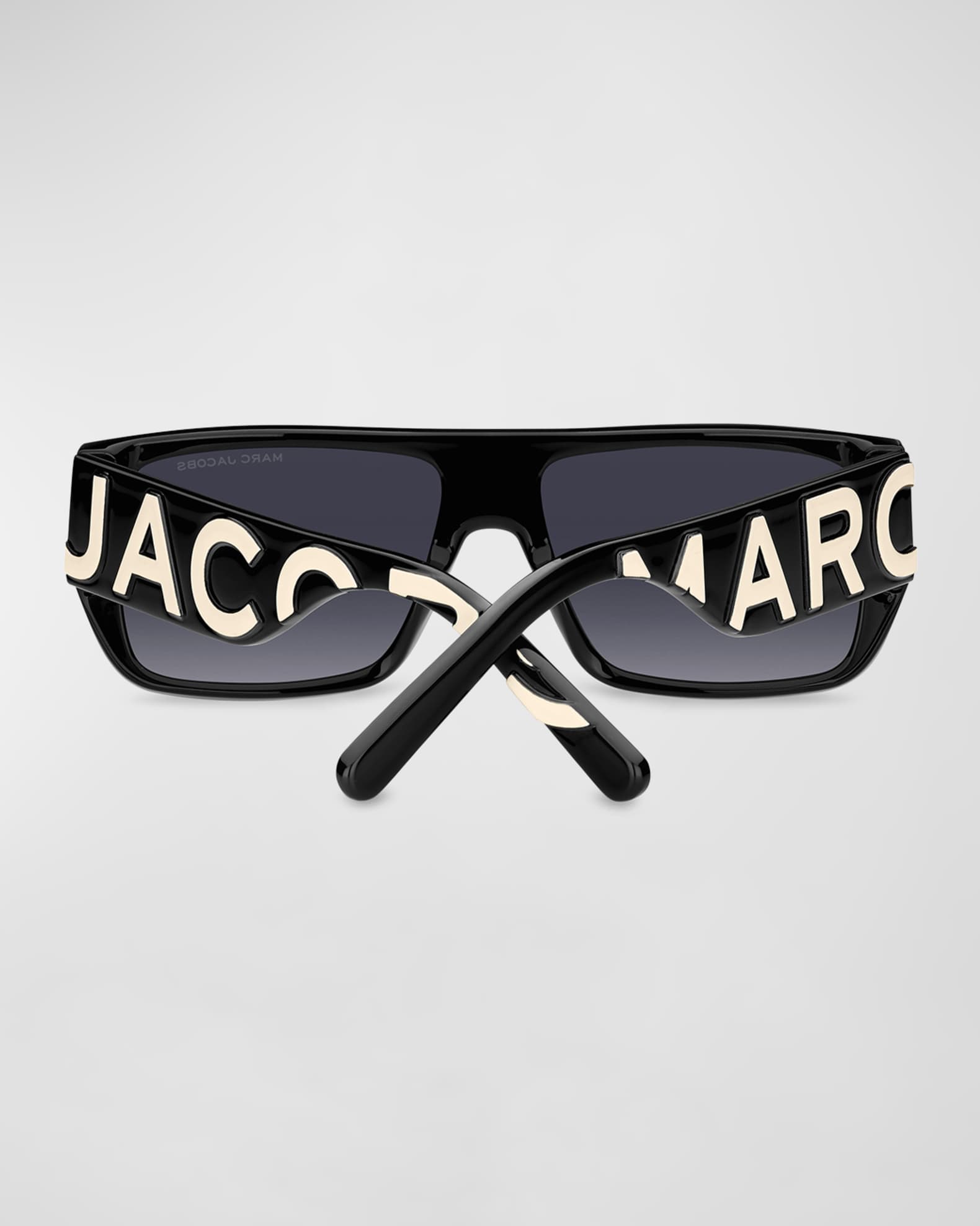 Marc Jacobs Marc Logo 096S Propionate Rectangle Sunglasses | Neiman Marcus