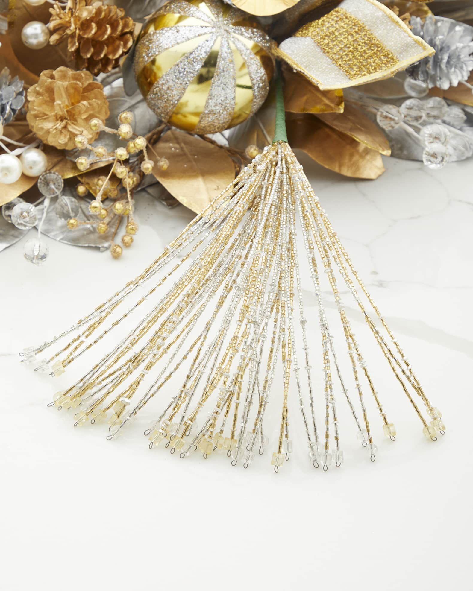 Neiman Marcus Large Silver and Gold Spray | Neiman Marcus