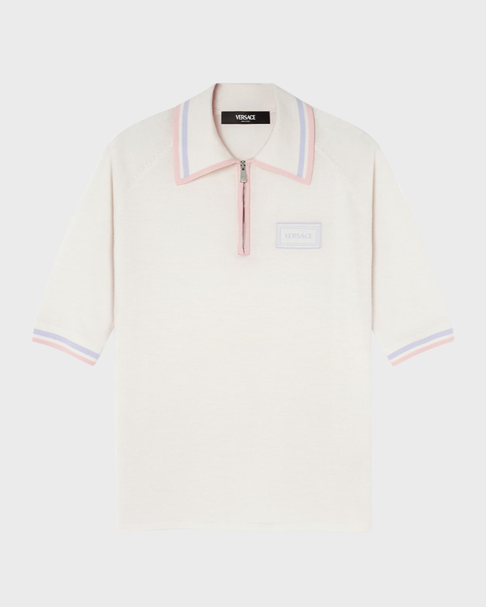 Versace College Knit Polo Sweater | Neiman Marcus