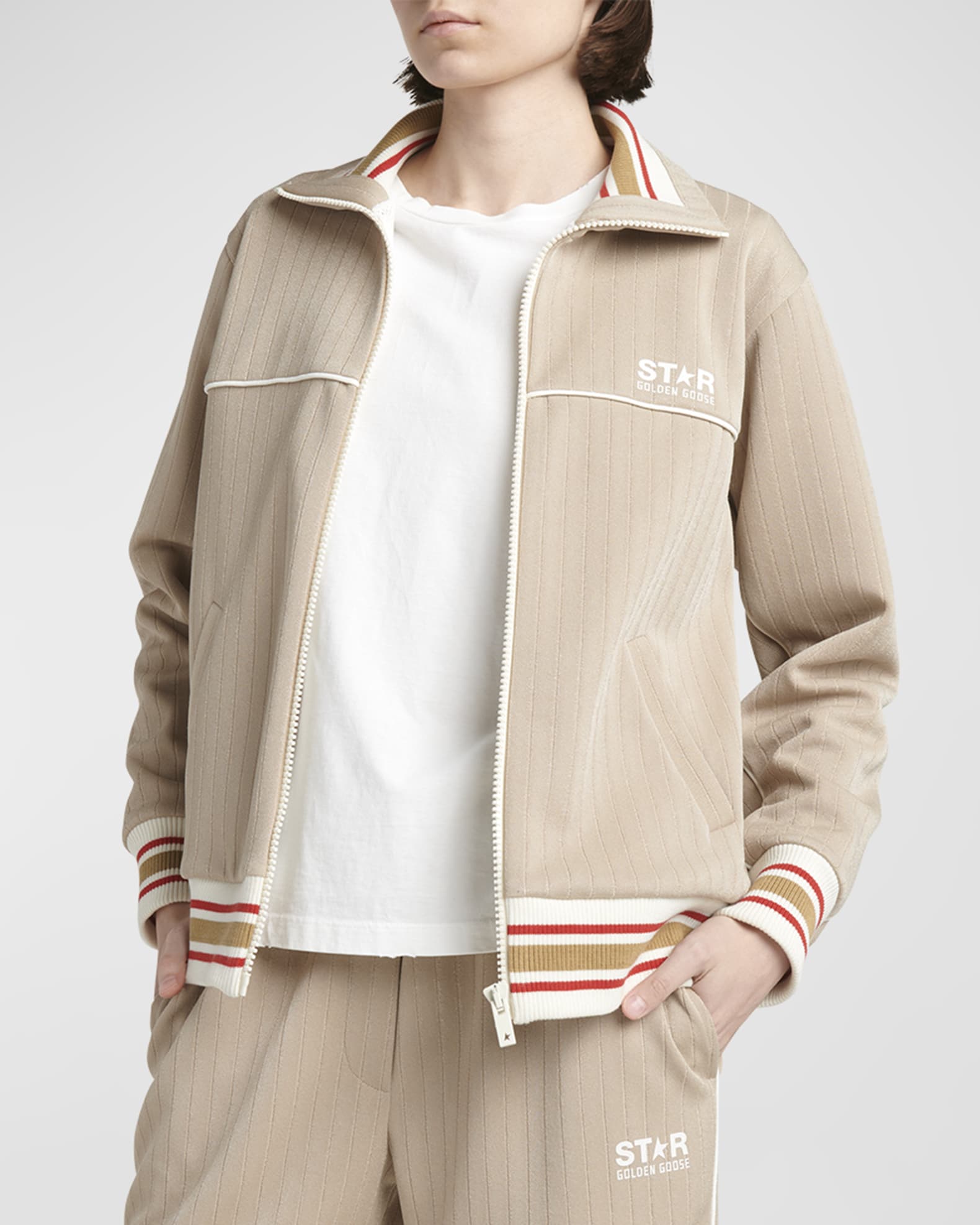 Golden Goose Star Zipped Track Jacket | Neiman Marcus