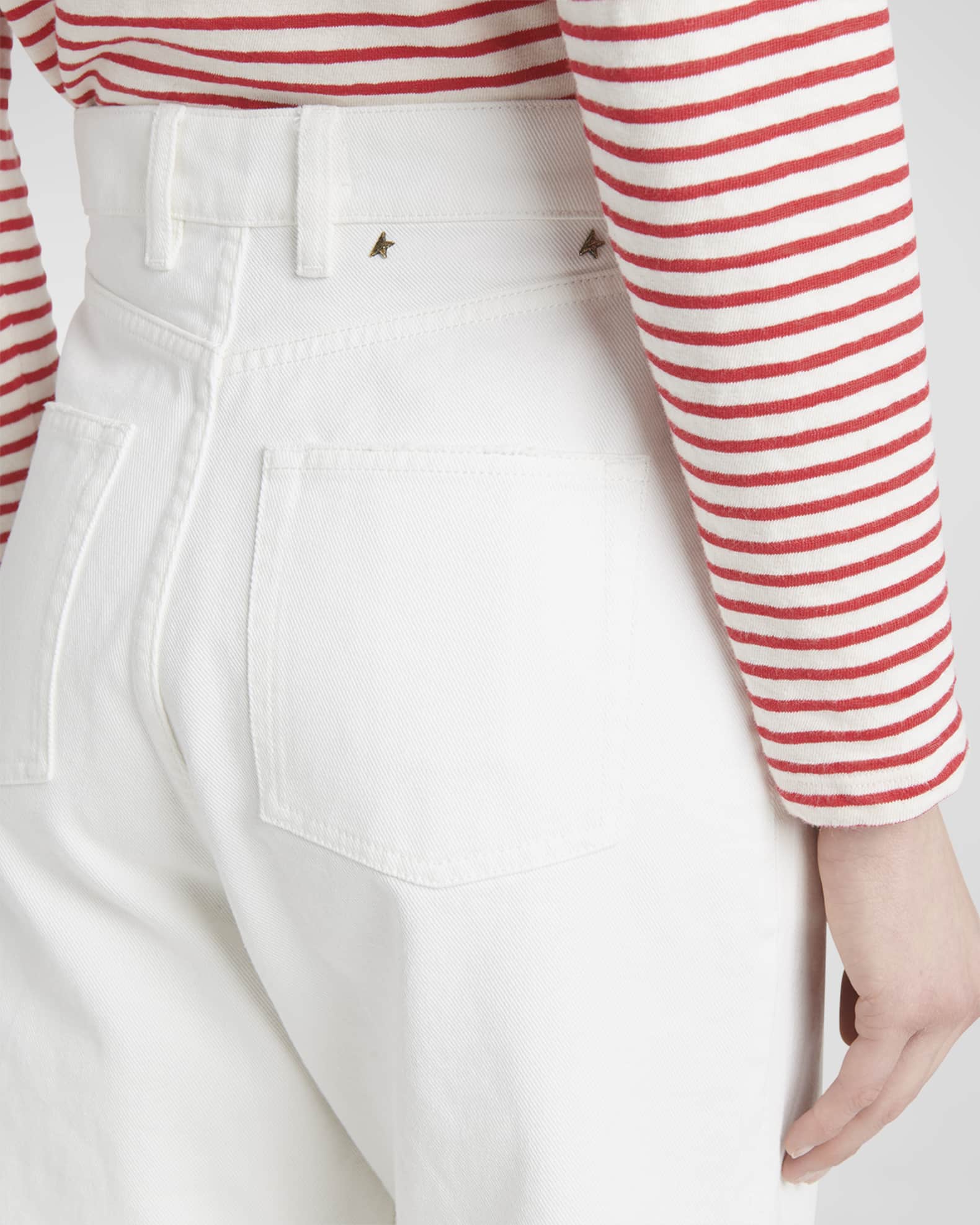 Golden Goose Golden Kim Cuffed Jeans | Neiman Marcus