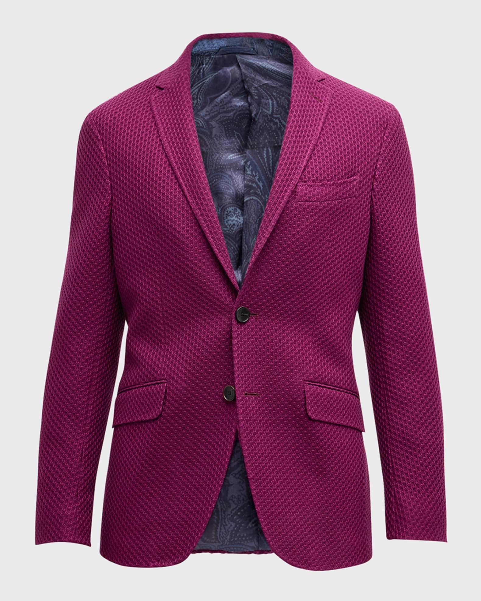 Etro Men's Basic Textured Blazer | Neiman Marcus