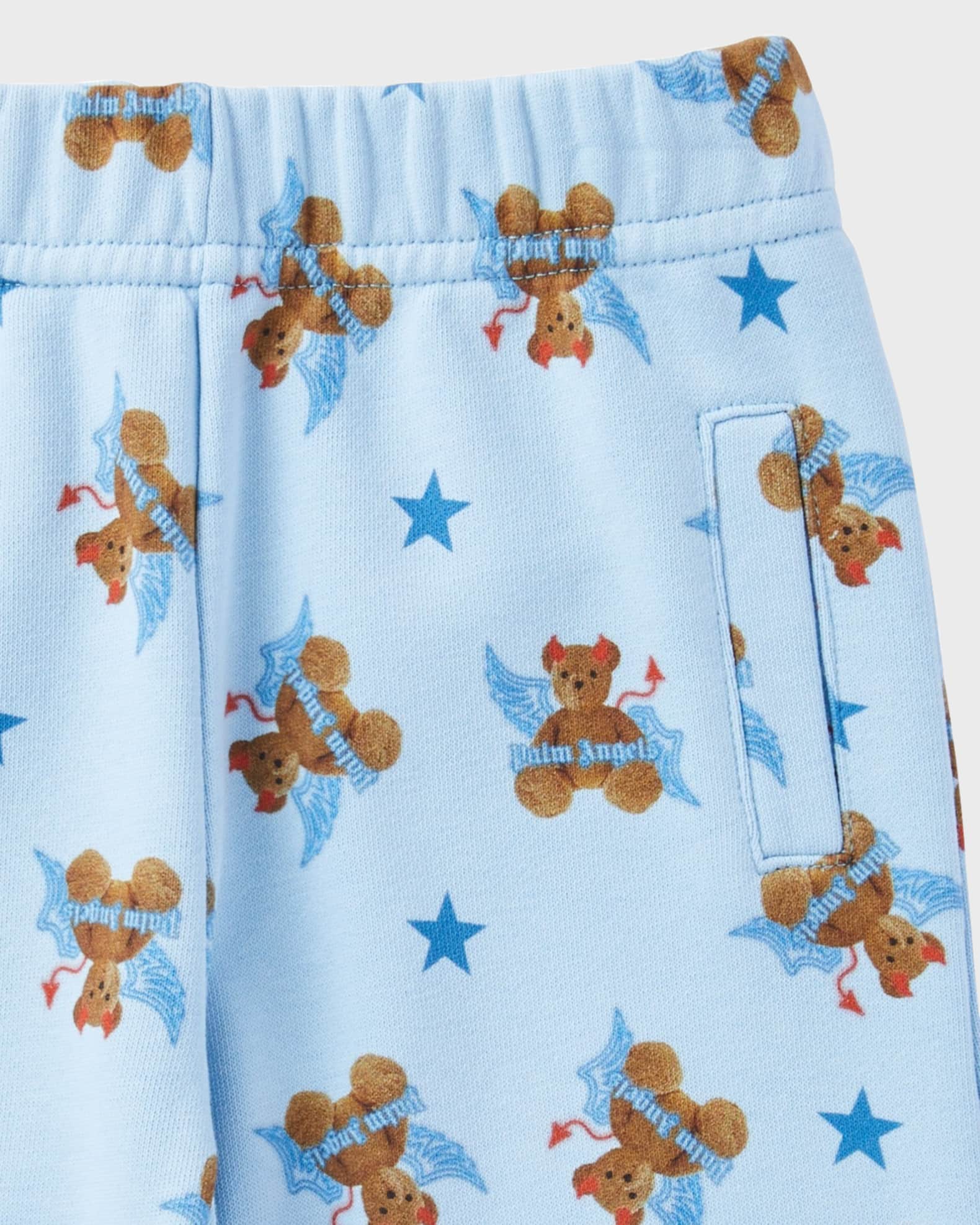 Palm Angels Boy's Angel Devil Teddy Bear Sweatpants, Size Newborn-9M ...