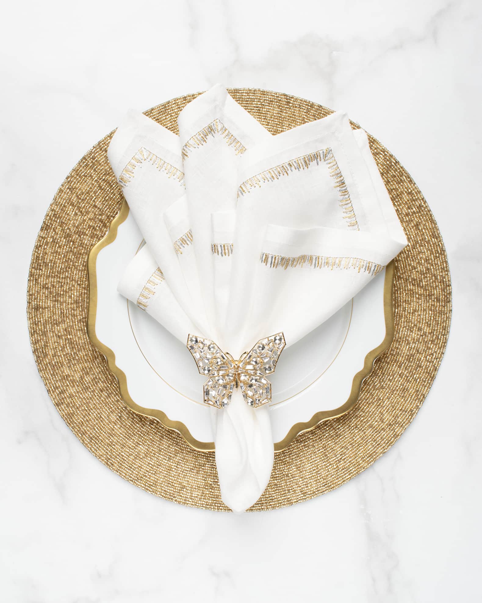 Papillon Gold Table Collection | Neiman Marcus