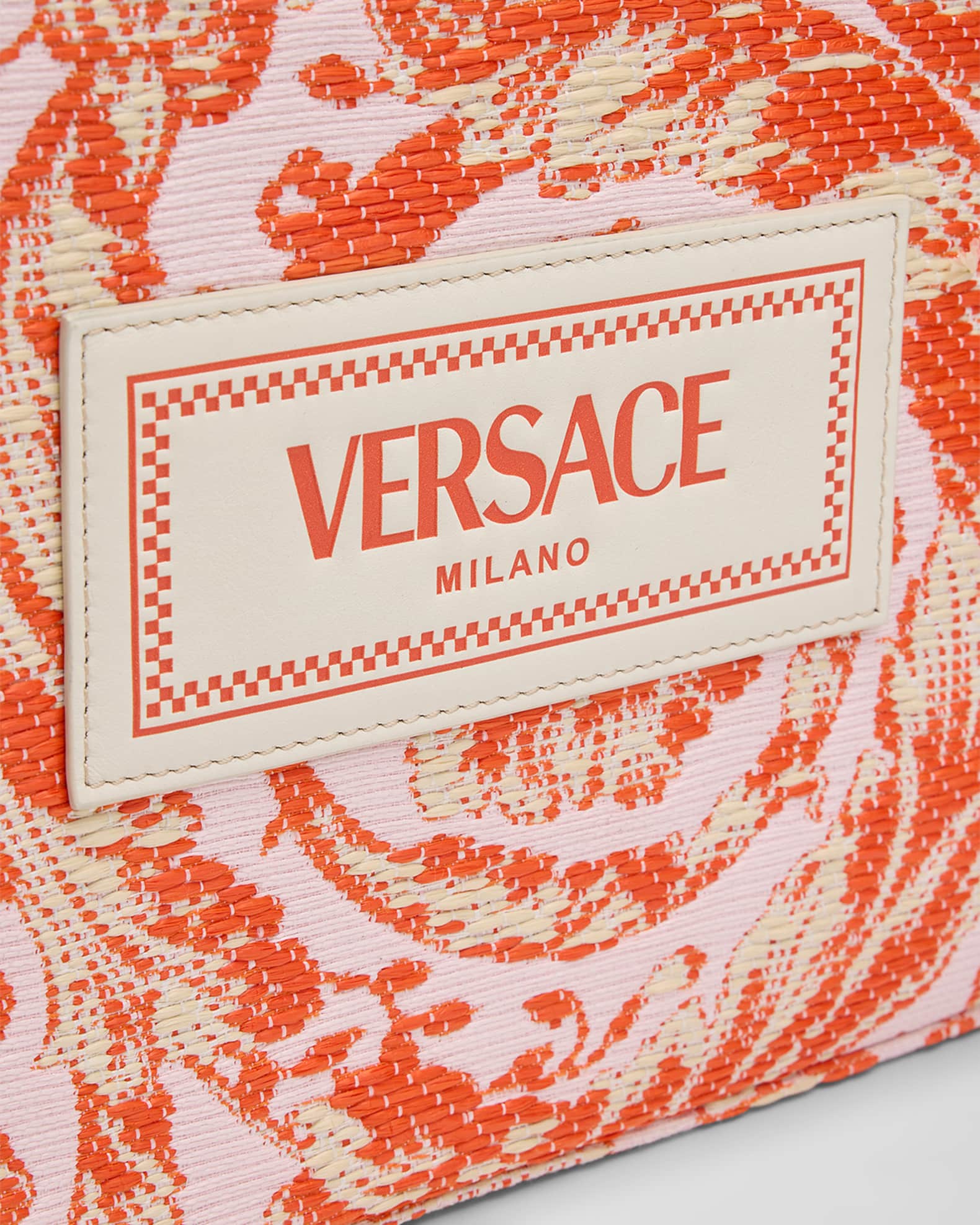 Versace Barocco XL Barocco Canvas Tote Bag | Neiman Marcus