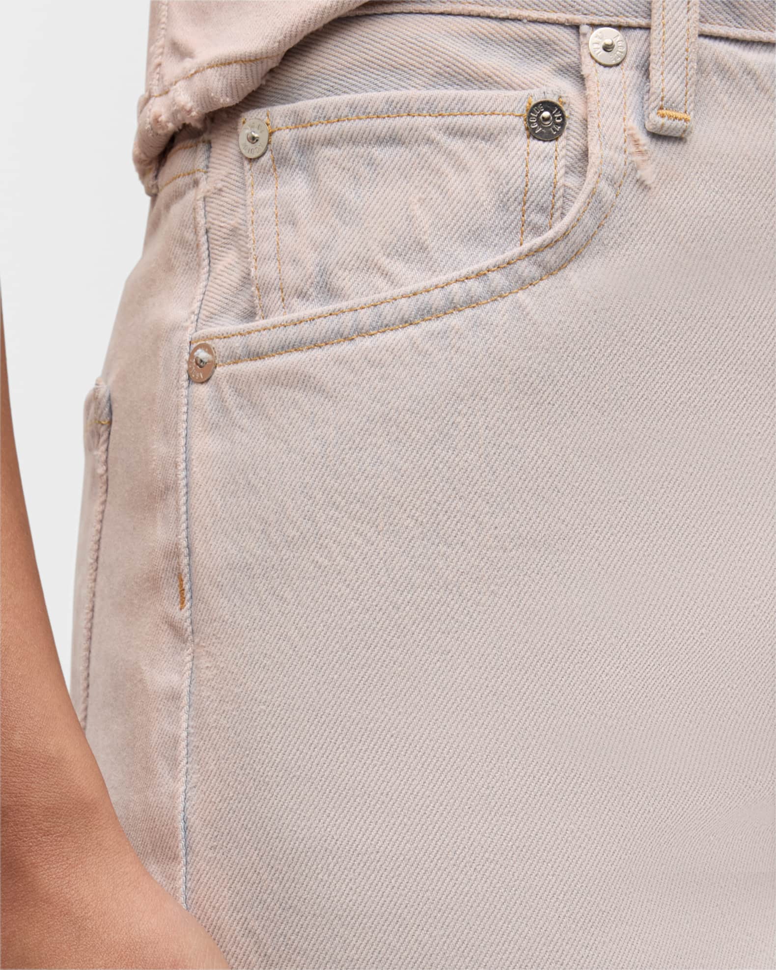 AGOLDE Ren High-Rise Wide-Leg Jeans | Neiman Marcus