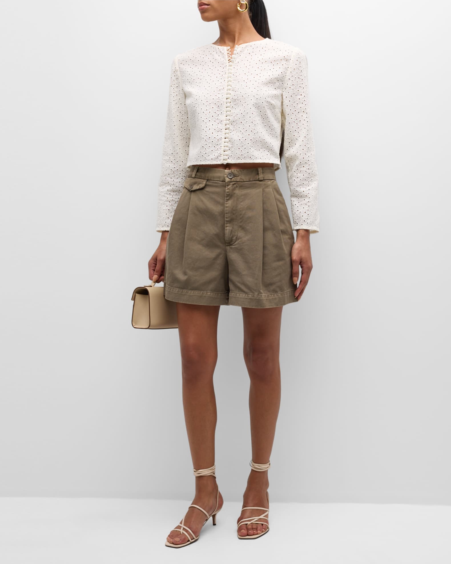 AGOLDE Becker Mid-Length Shorts | Neiman Marcus