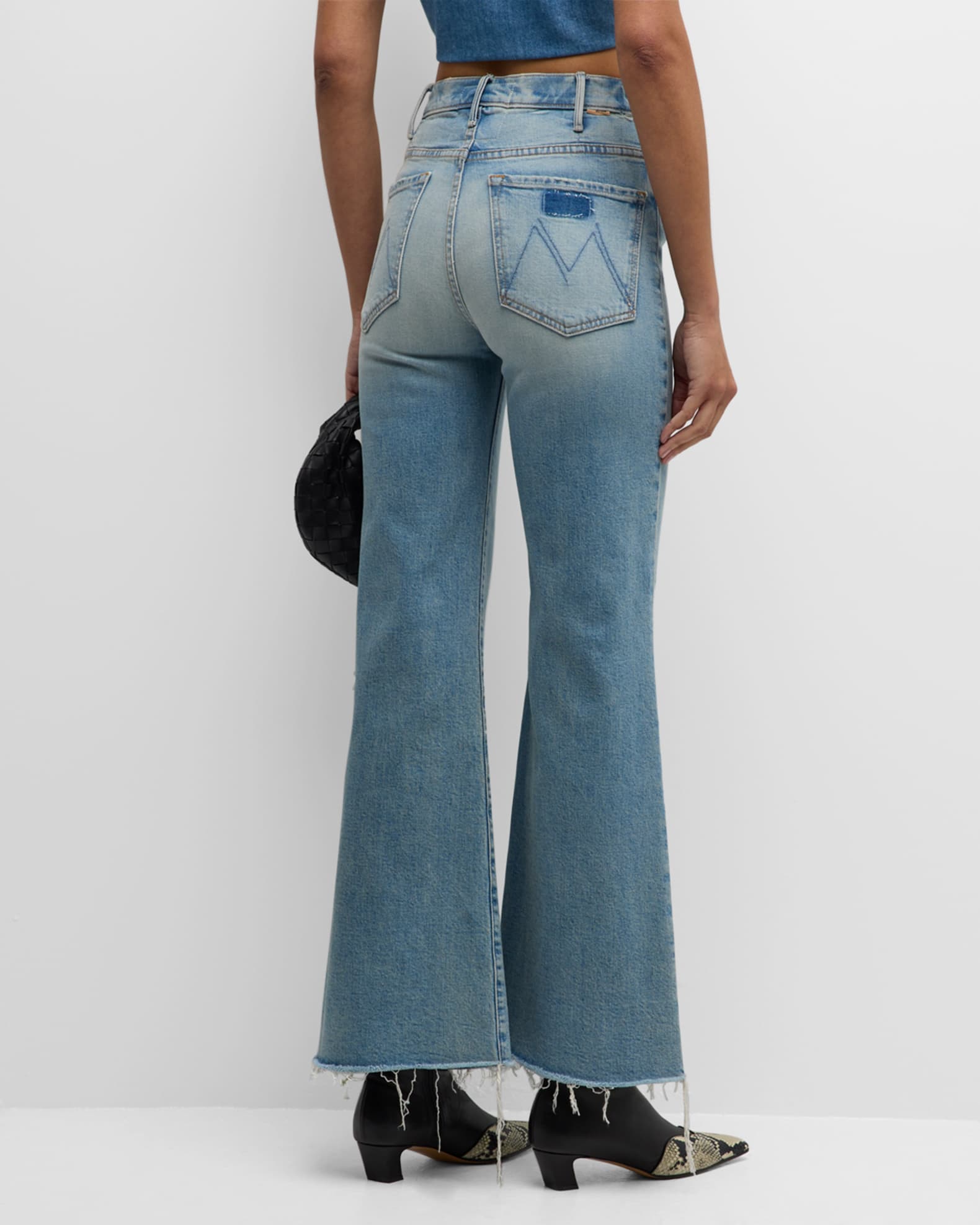MOTHER The Hustler Roller Fray Jeans | Neiman Marcus