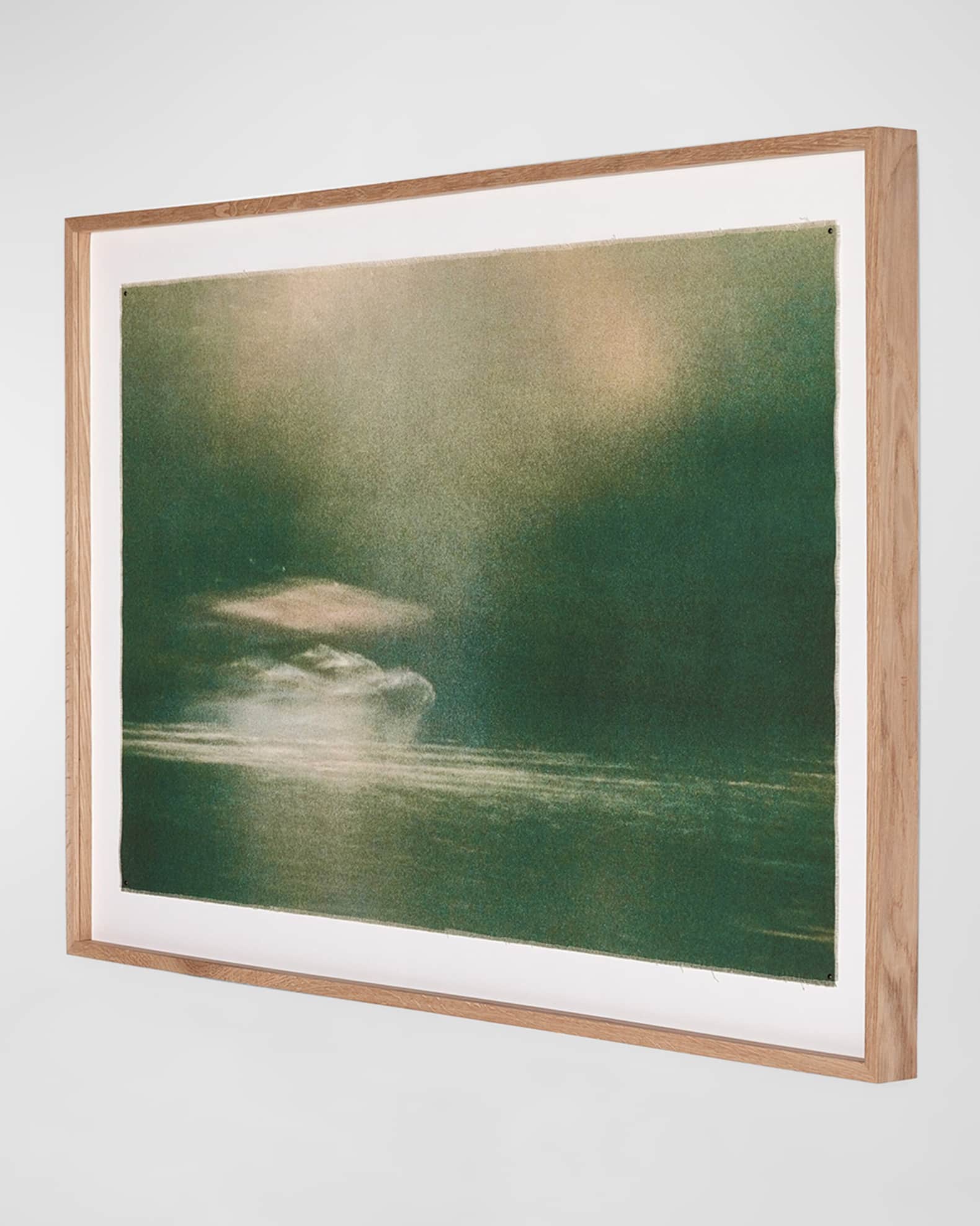 Four Hands "Skyline Film Rowing Docks at Altas 1" Framed Giclee by Toni ...