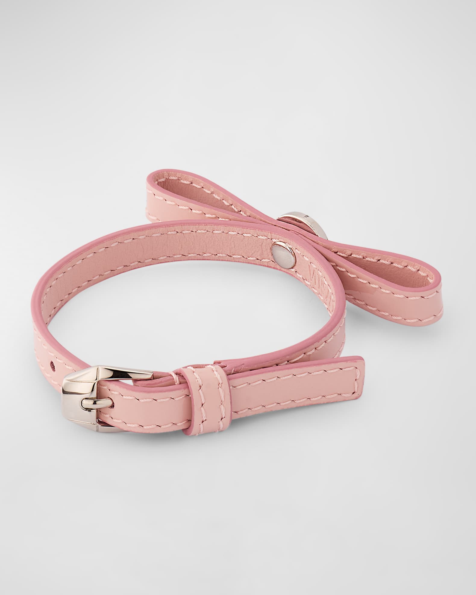 Versace Medusa Greca Leather Bracelet | Neiman Marcus
