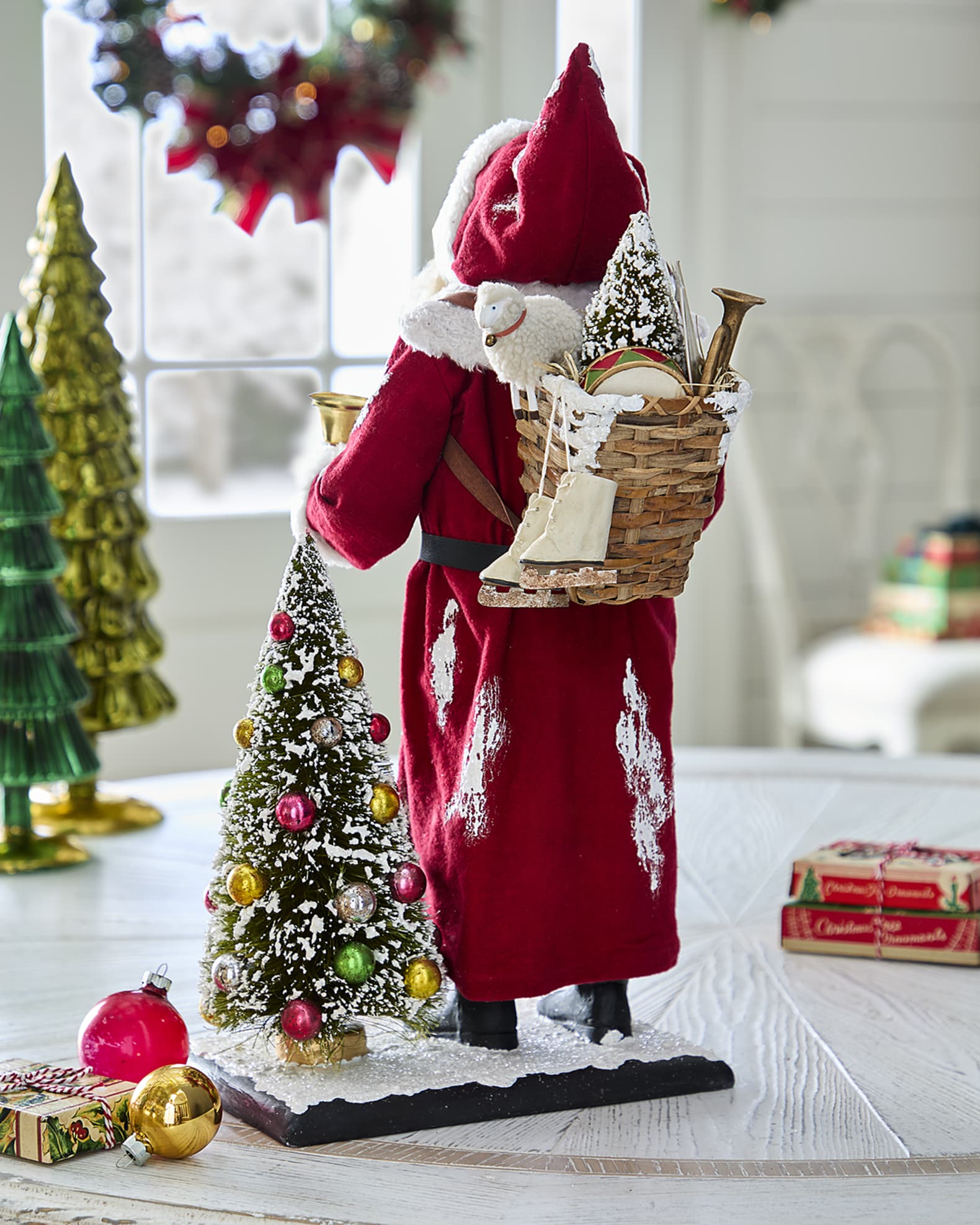 Bethany Lowe Vintage-Style Santa Figure | Neiman Marcus