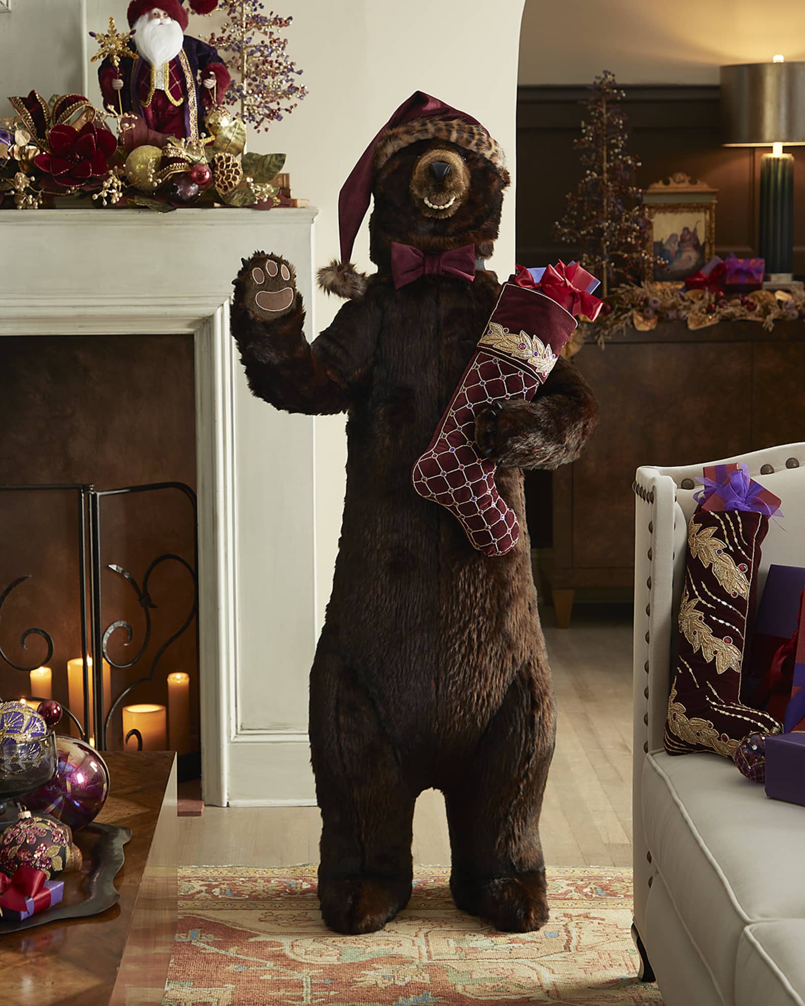 Ditz Designs By The Hen House Realms of Glory Standing Cinnamon Bear ...