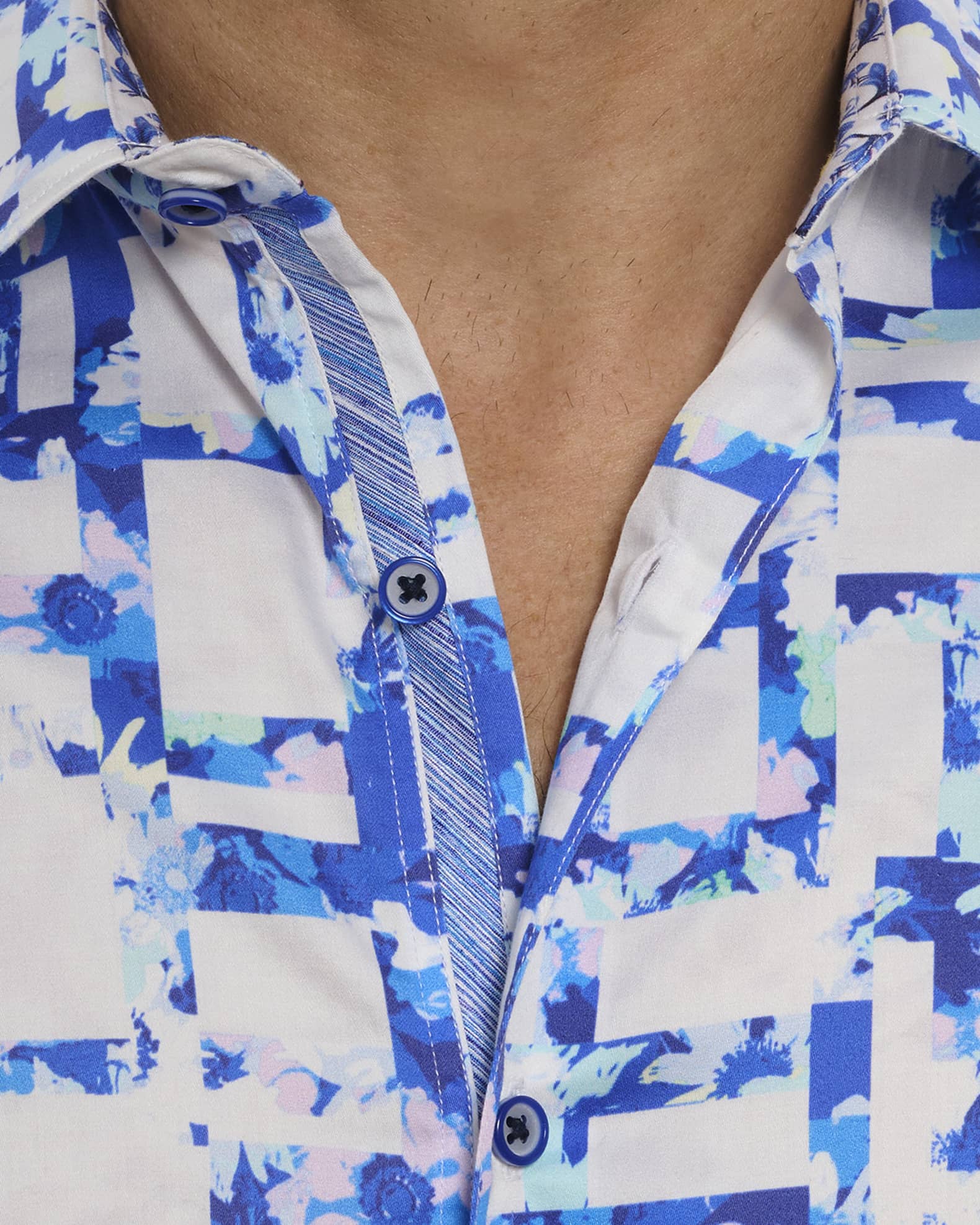 Robert Graham Men's Triton Cotton Sport Shirt | Neiman Marcus