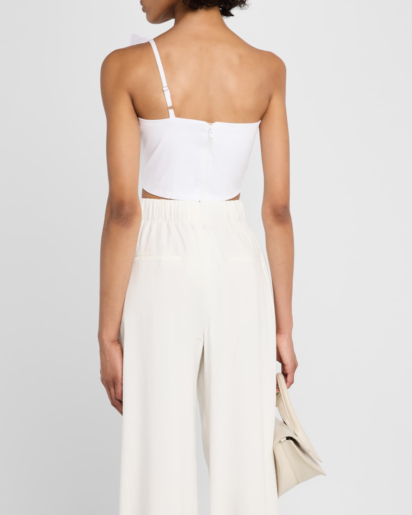 JBQ Orchid Bow Crop Top | Neiman Marcus