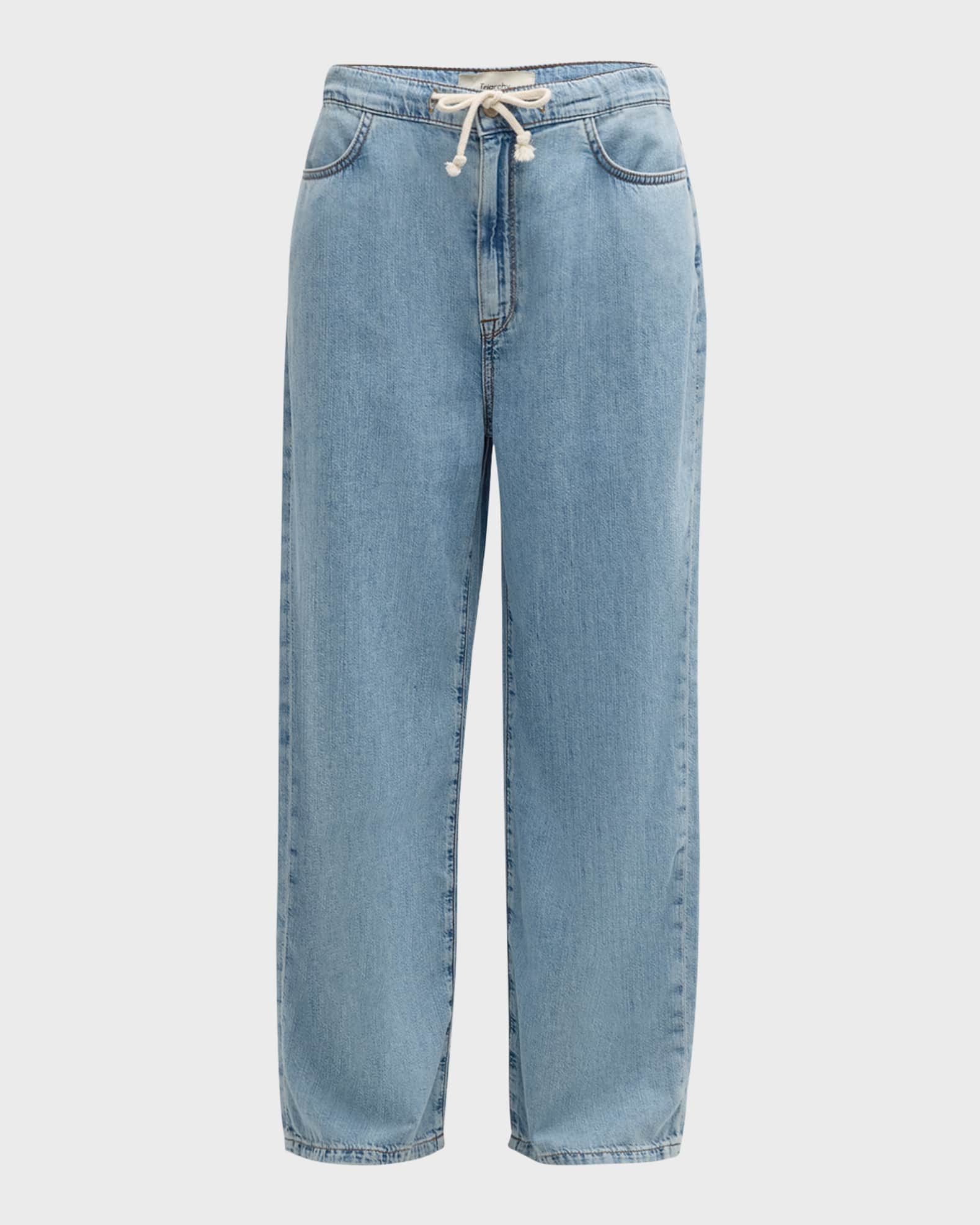 Triarchy Nesta Drawstring Jeans | Neiman Marcus