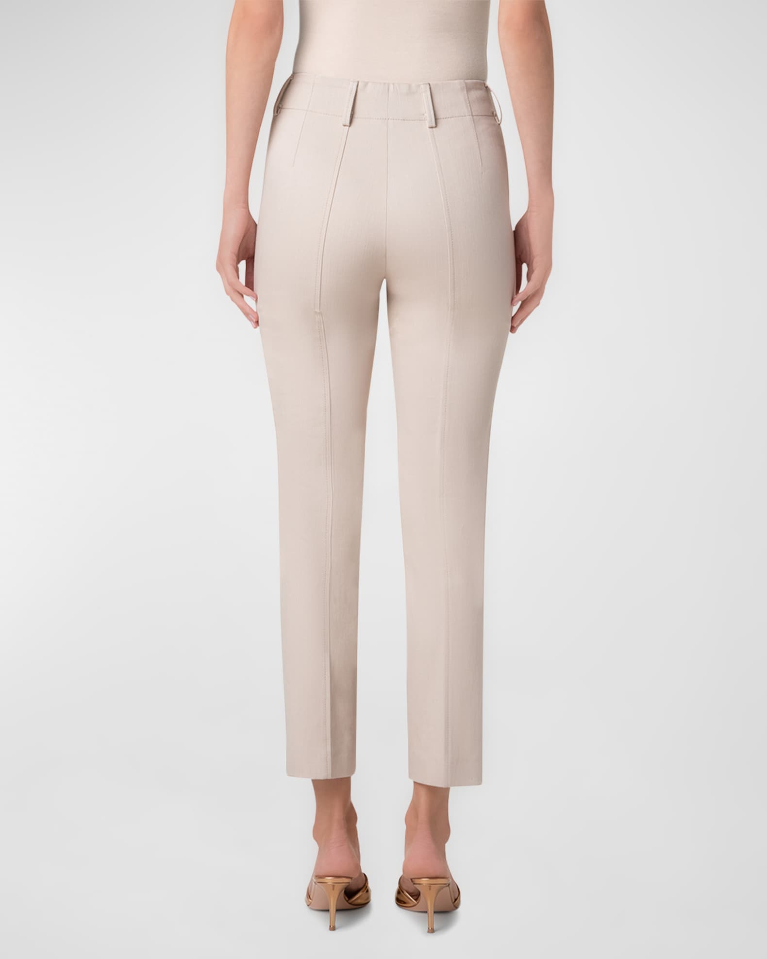 Akris Connor Cotton Denim Pants | Neiman Marcus
