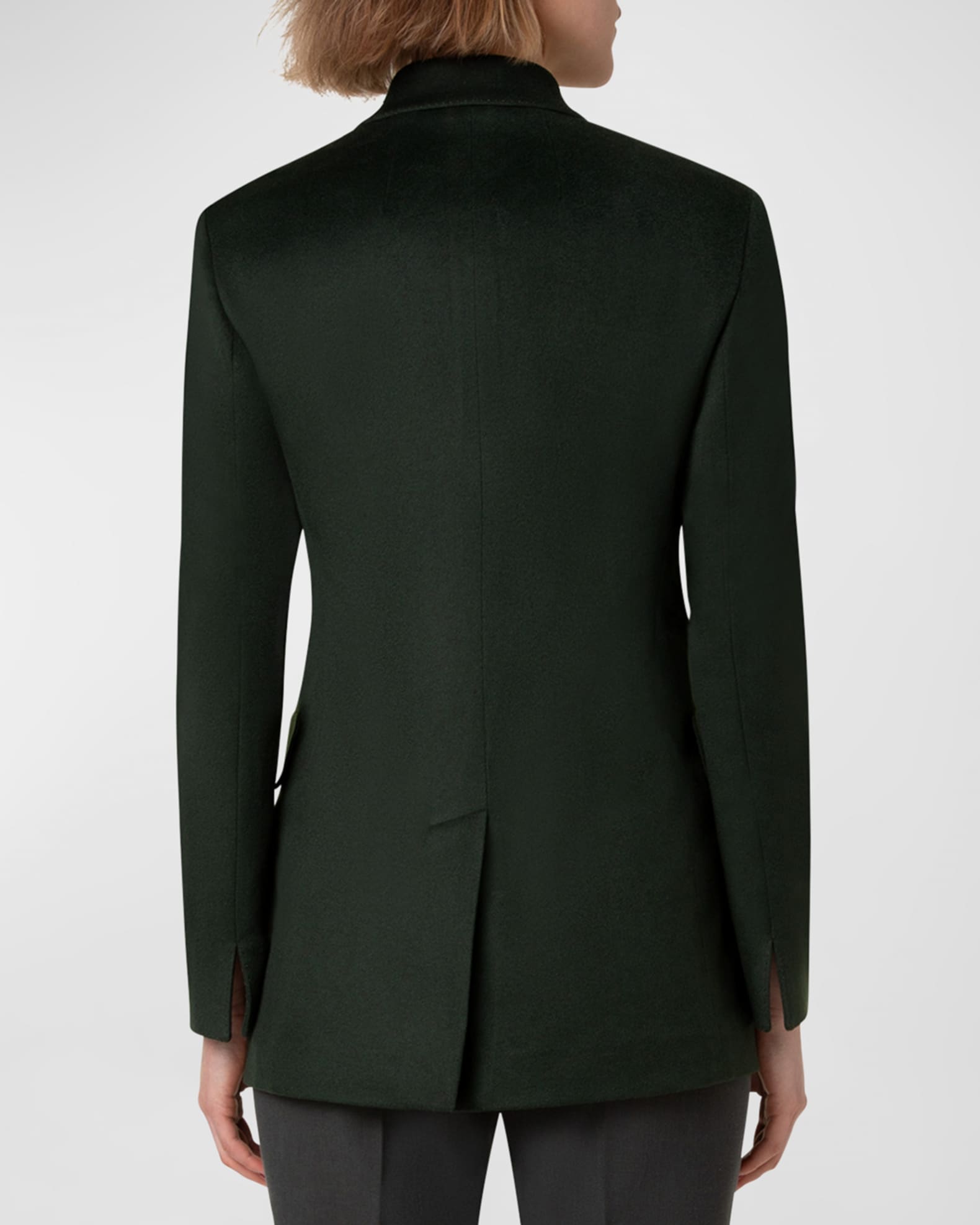 Akris Nadine Cashmere Double-Breasted Jacket | Neiman Marcus
