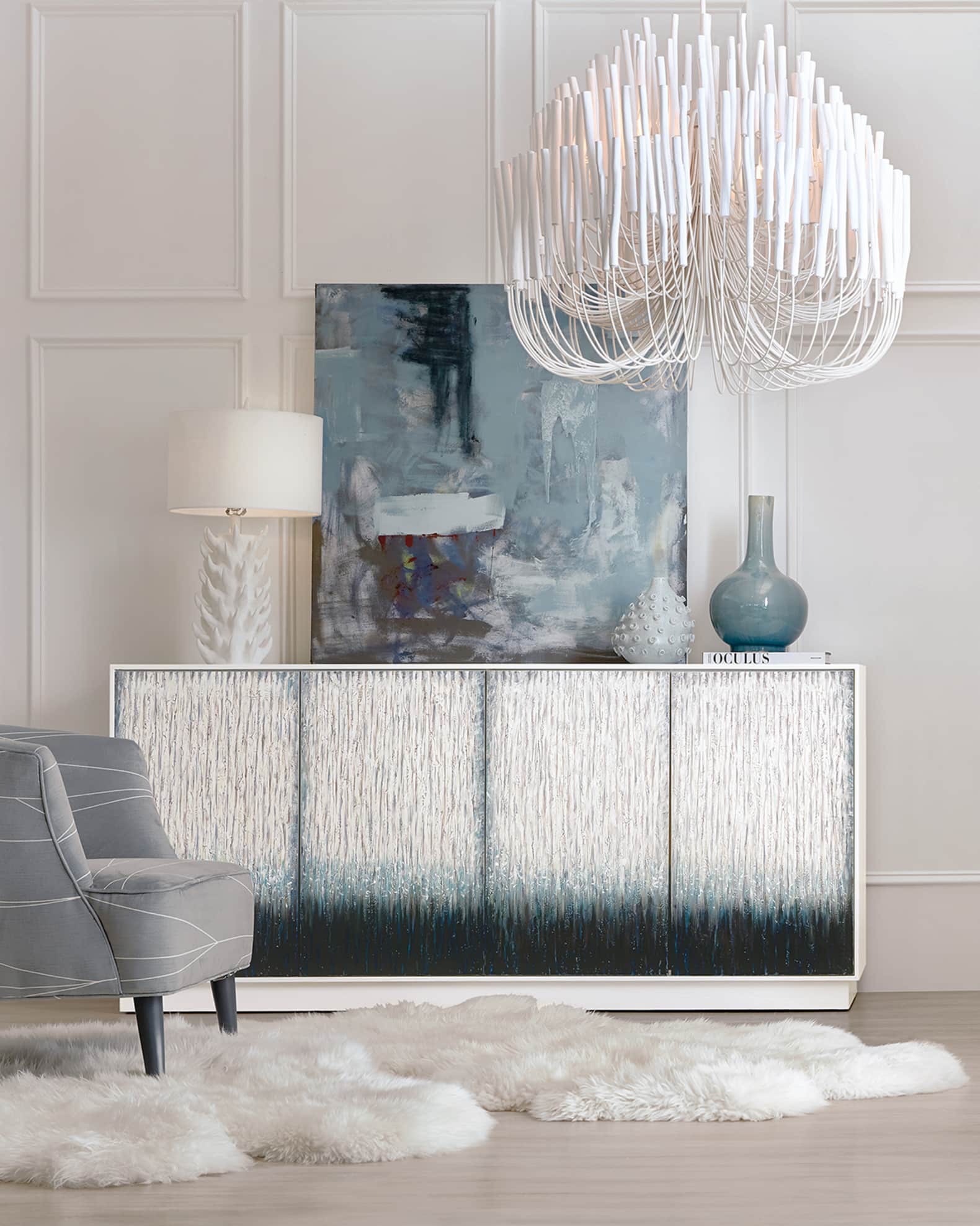Mediterranean Entertainment Credenza