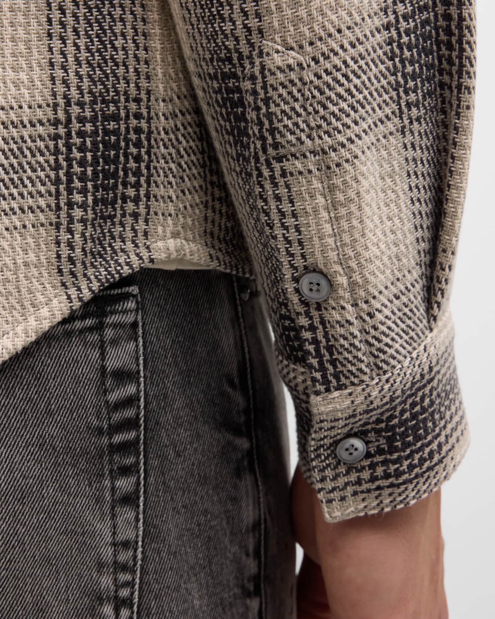 FRAME Men's Baja Plaid Overshirt | Neiman Marcus