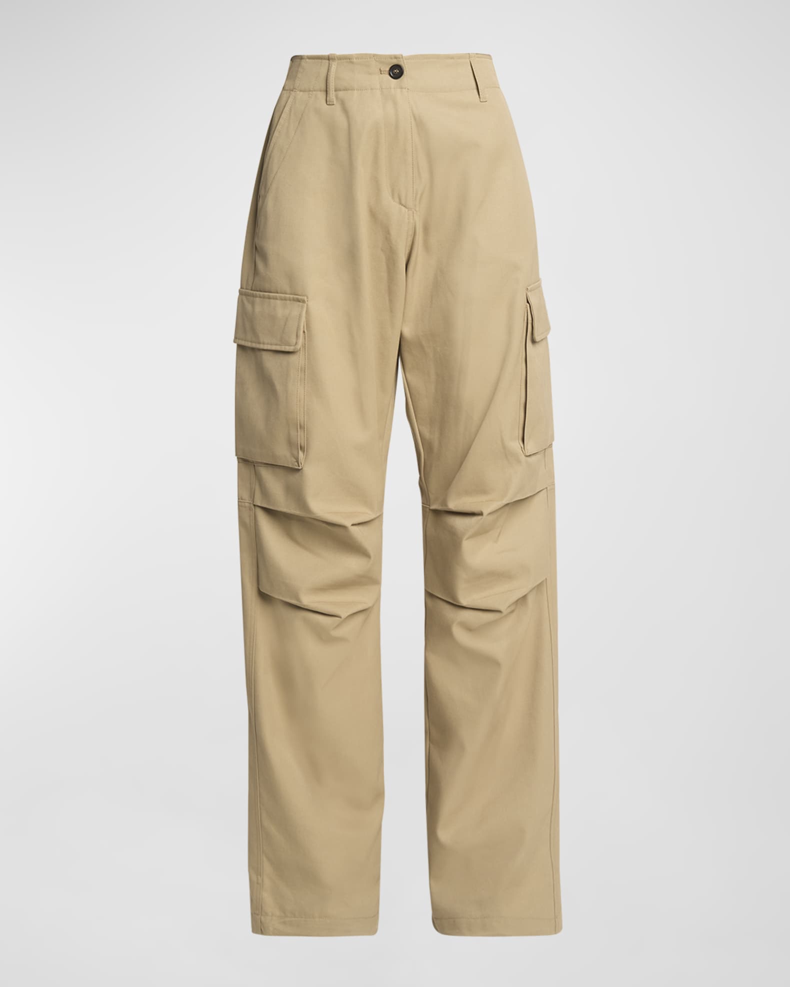 Coperni Mid-Rise Wide-Leg Cargo Pants | Neiman Marcus