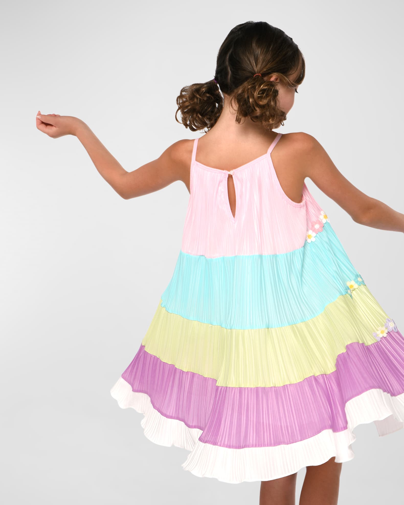 Girl's Colorblock Sundress | Neiman Marcus