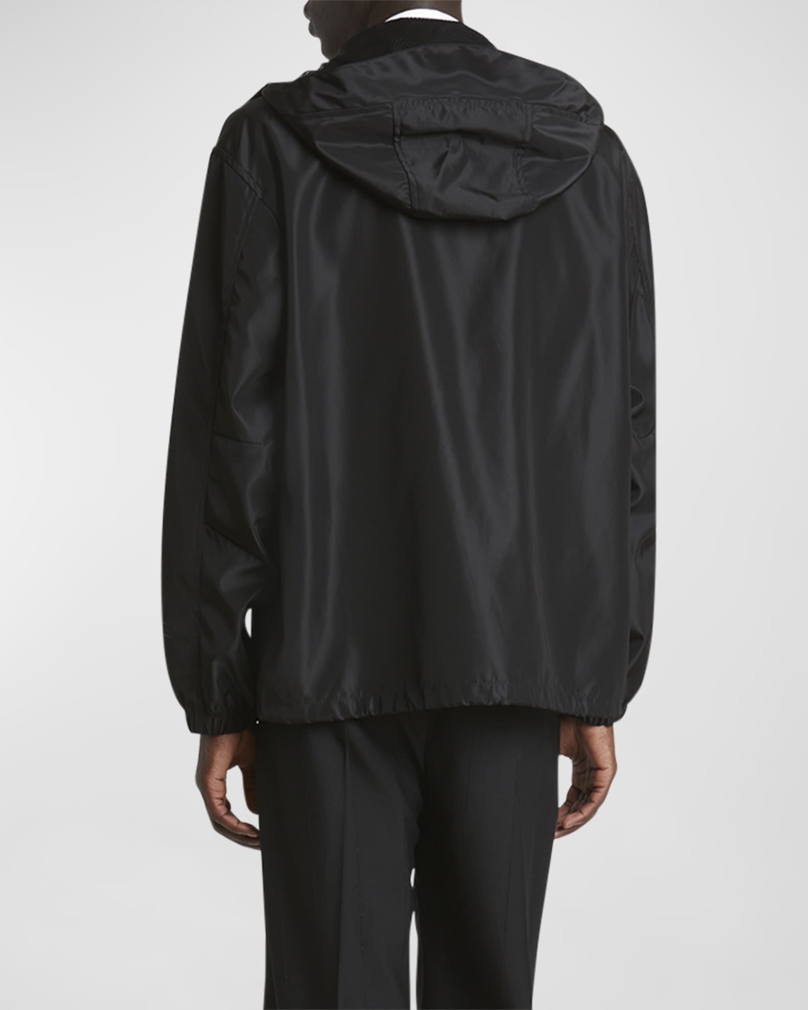 Givenchy Men's 4G Jacquard Wind-Resistant Jacket | Neiman Marcus