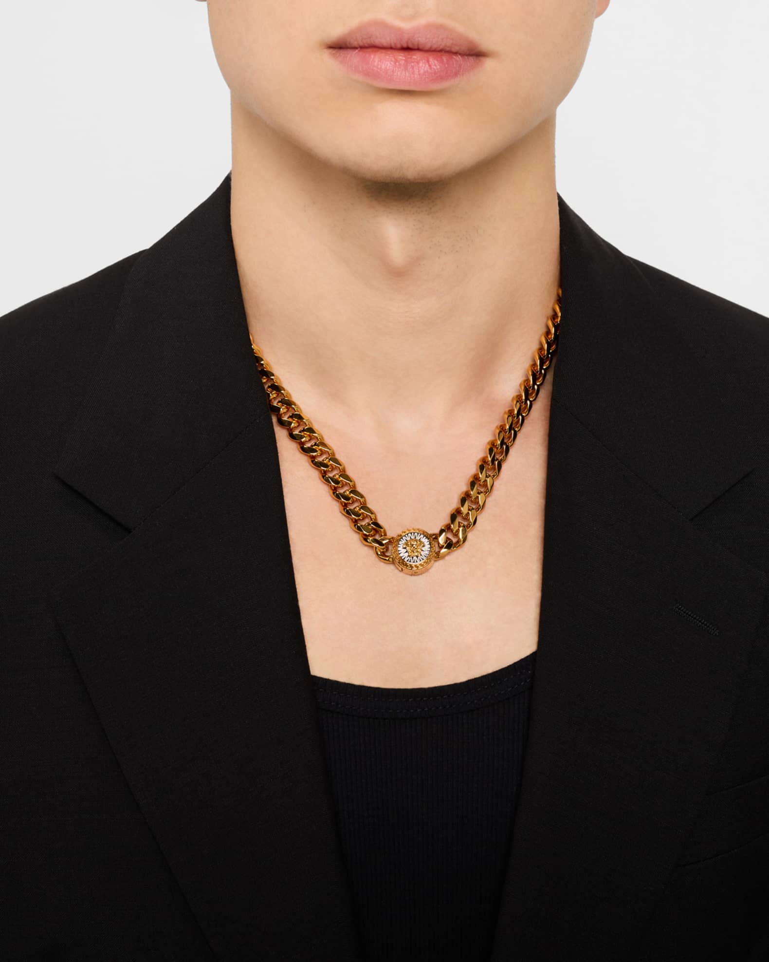 Versace Men's Medusa Chain Necklace | Neiman Marcus